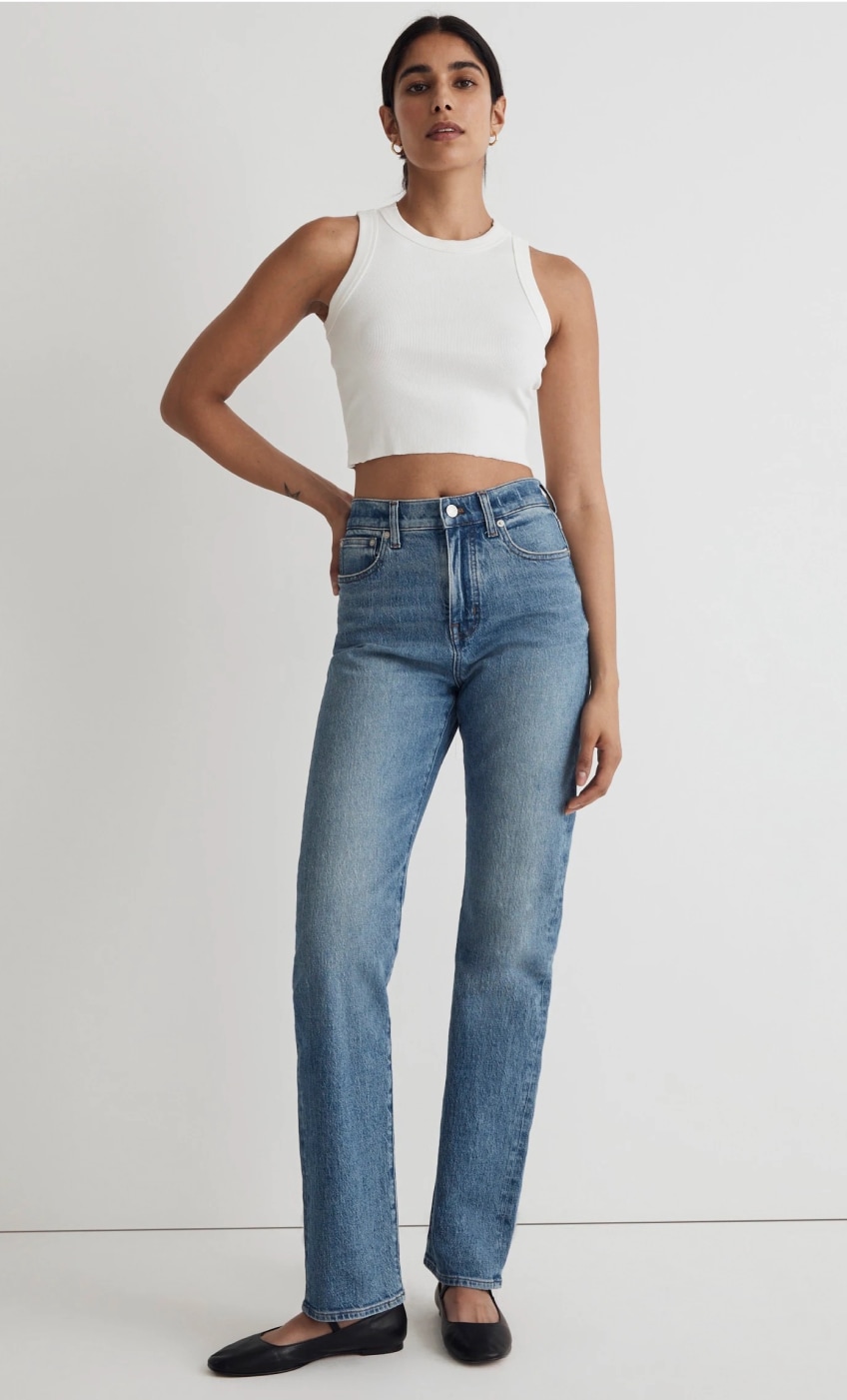 Women's Straight Leg Jeans: Denim | Madewell