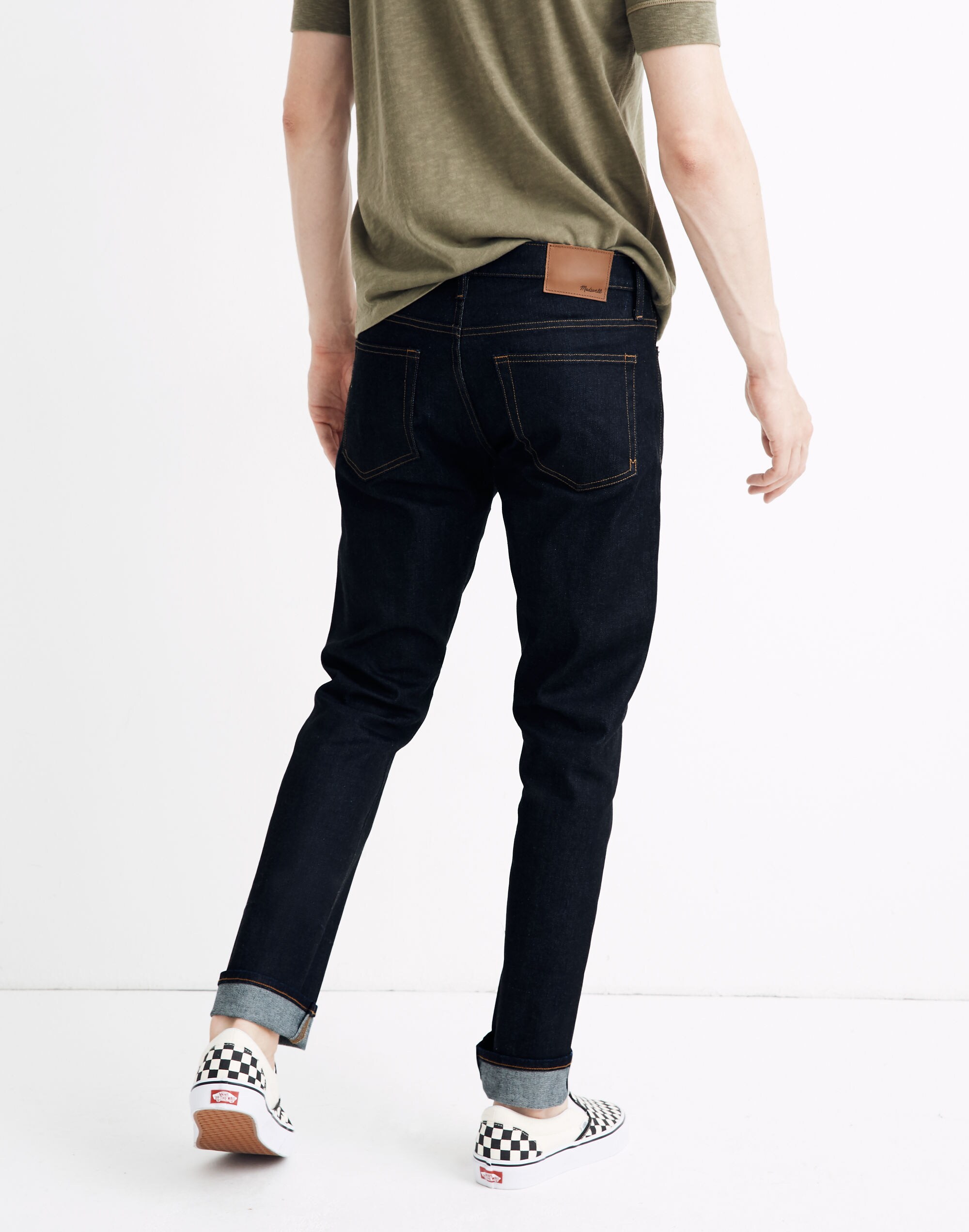 Straight Authentic Flex Selvedge Jeans in Resin Rinse | Madewell