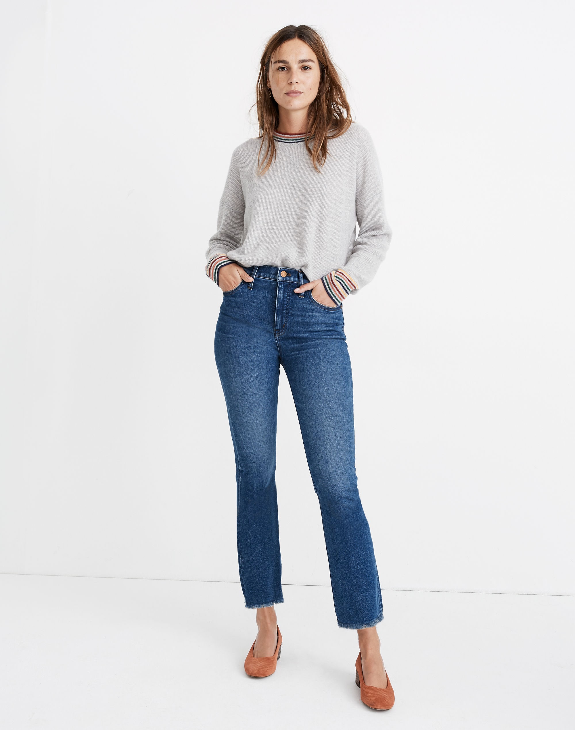 Cali Demi-Boot Jeans in Columbus Wash: Comfort Stretch Edition