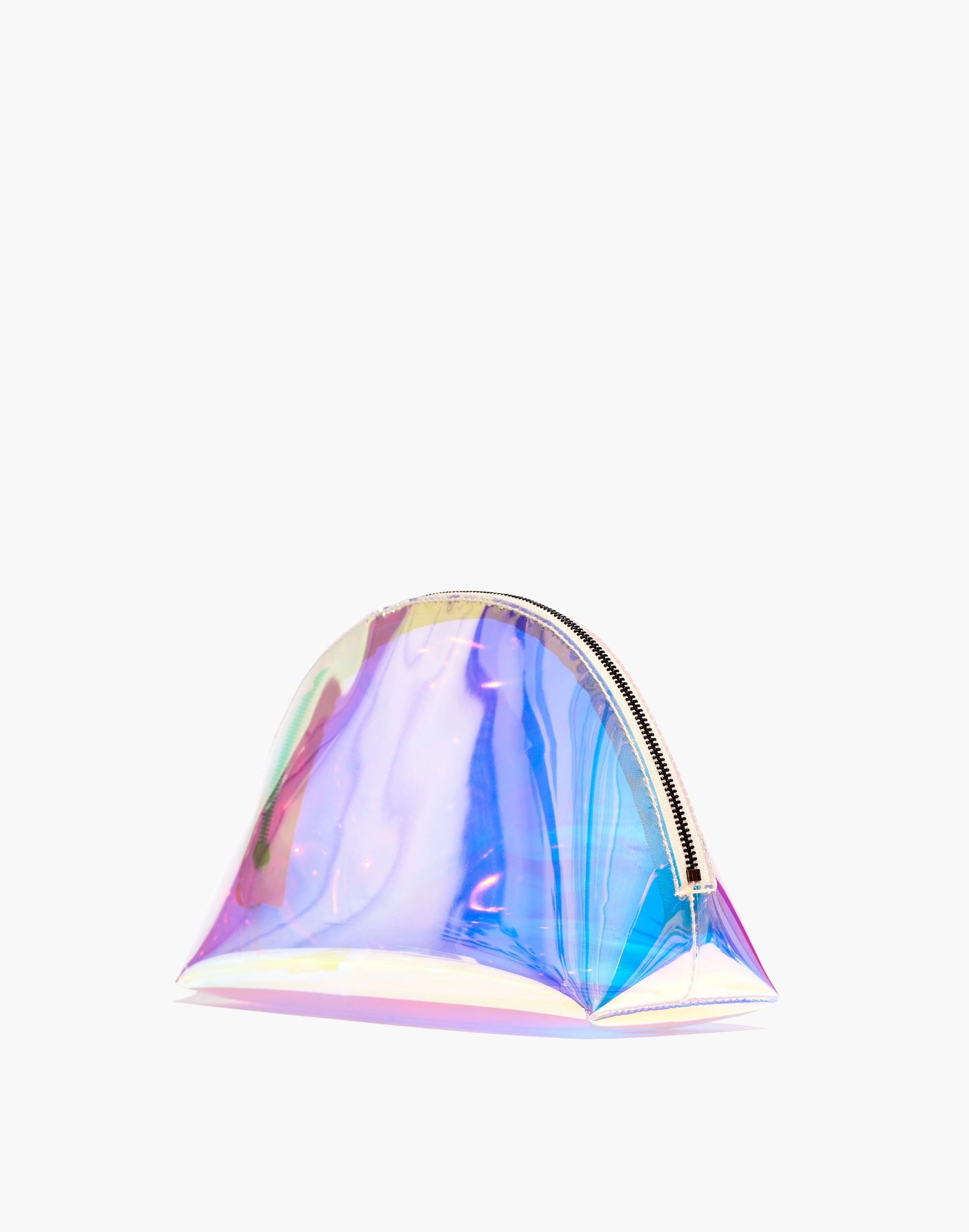 Iridescent Crystalline Half-Moon Pouch | Madewell