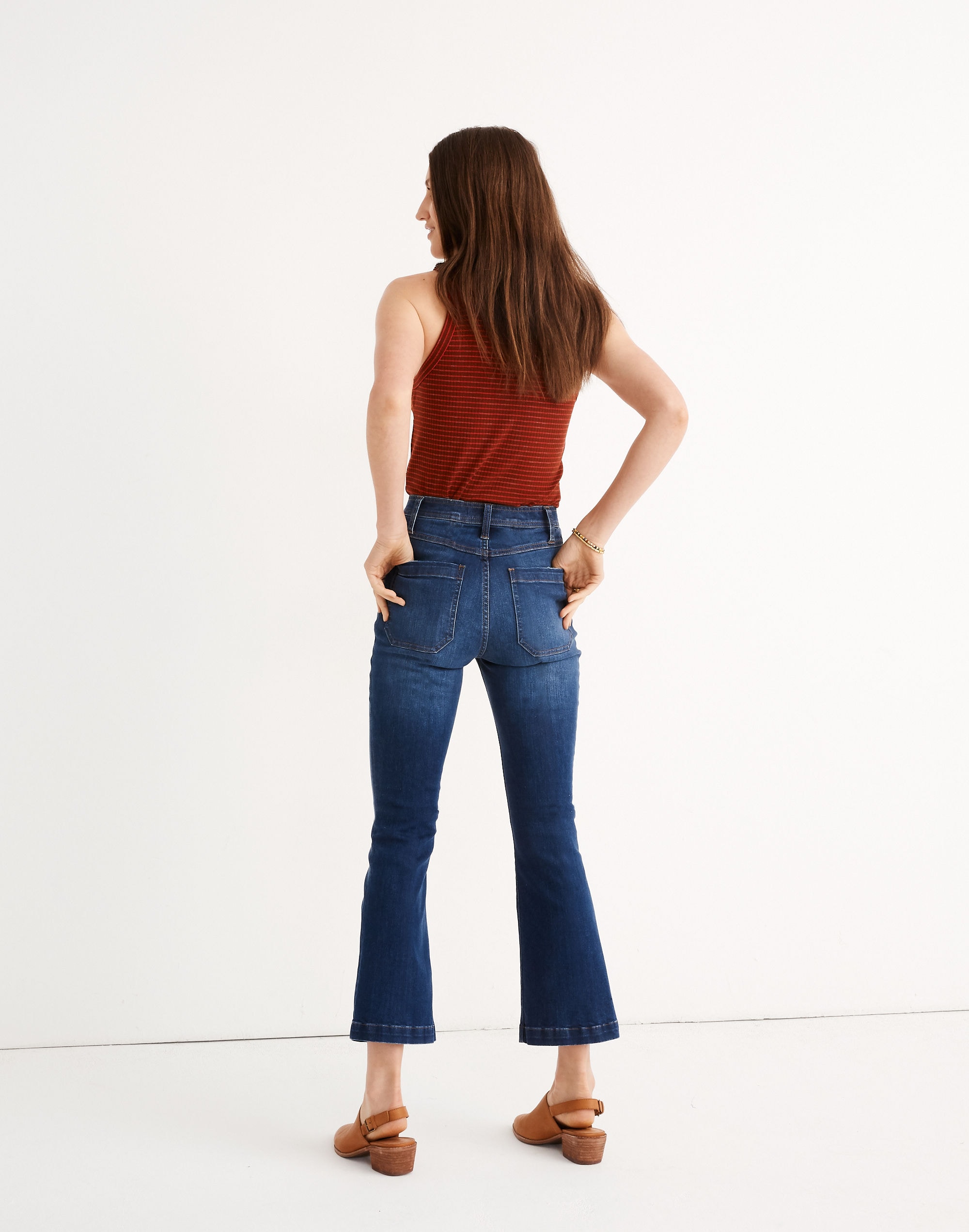 Cali Demi-Boot Jeans in Brookhaven Wash: Pieced Yoke Edition | Madewell