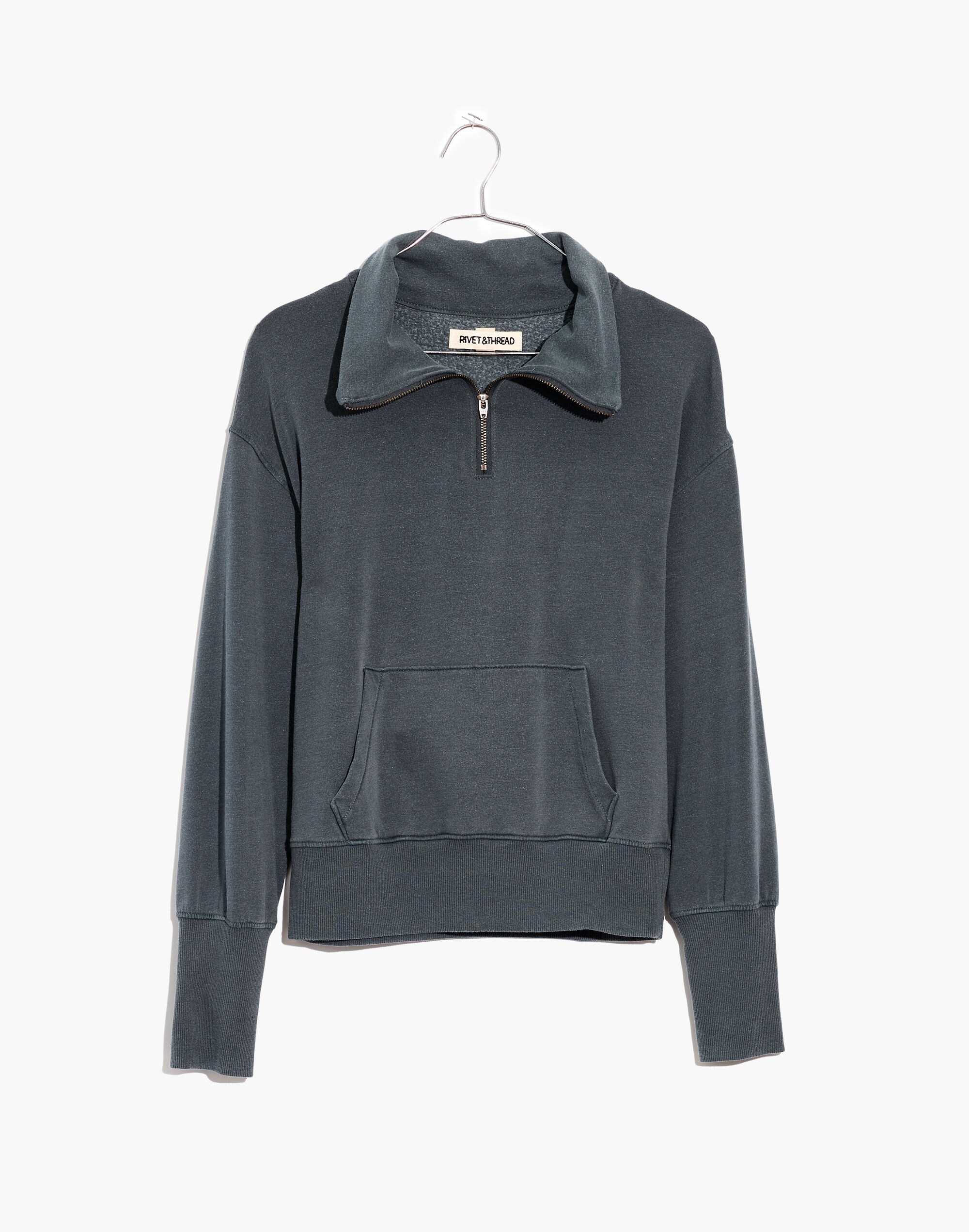 Rivet & Thread Popover Zip Sweatshirt | Madewell