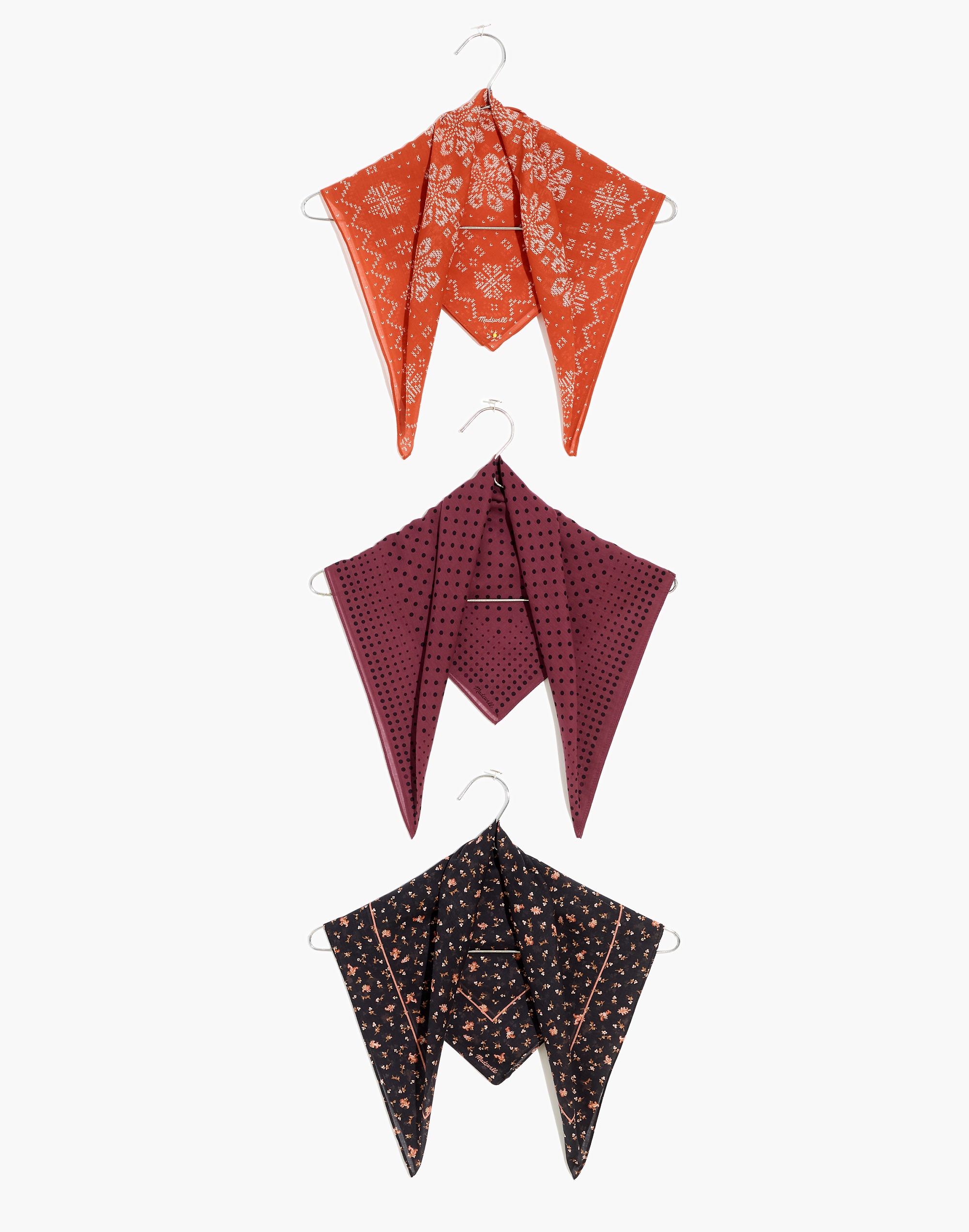 Three-Pack Bandana Set | Madewell