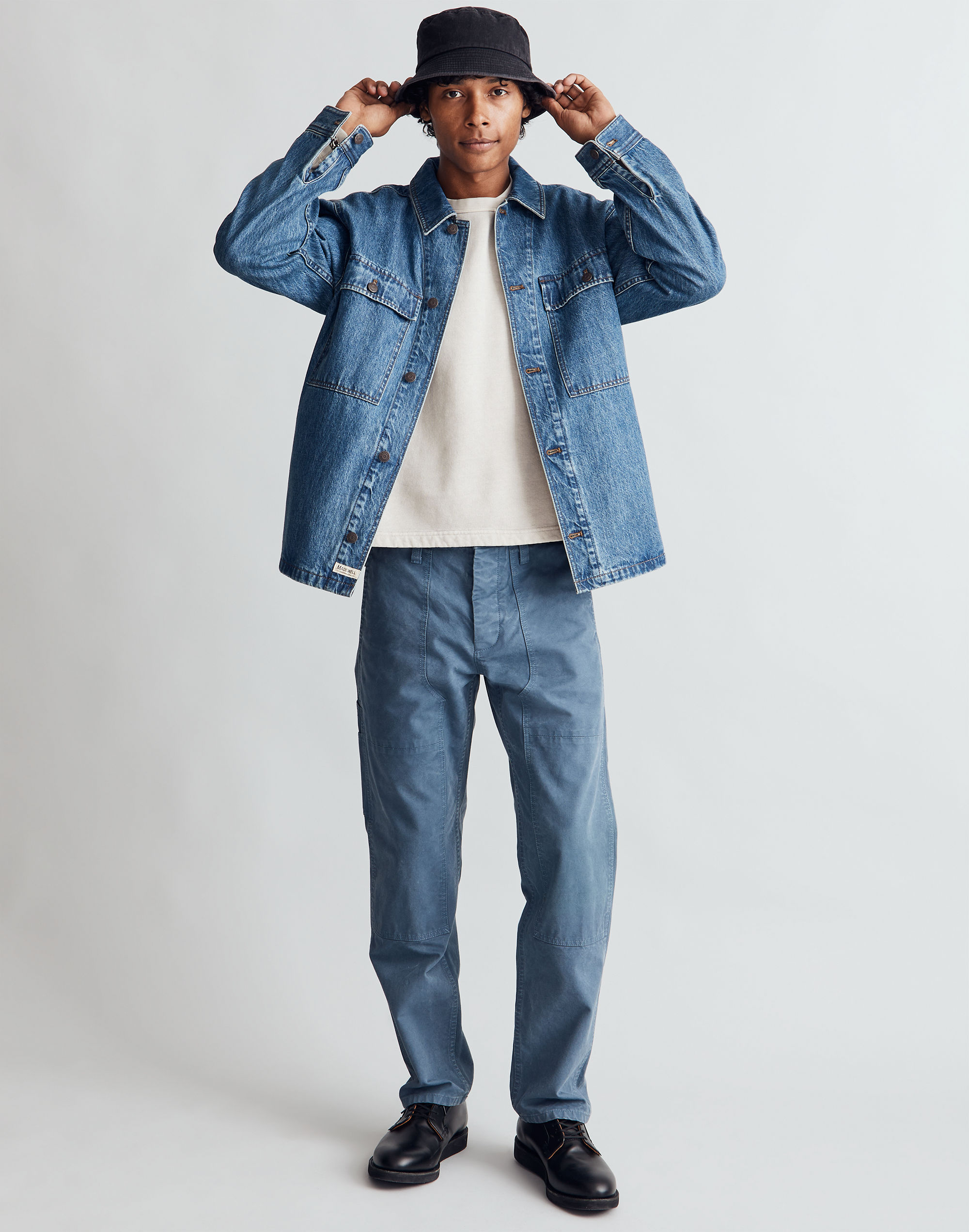 Relaxed Straight Workwear Pants