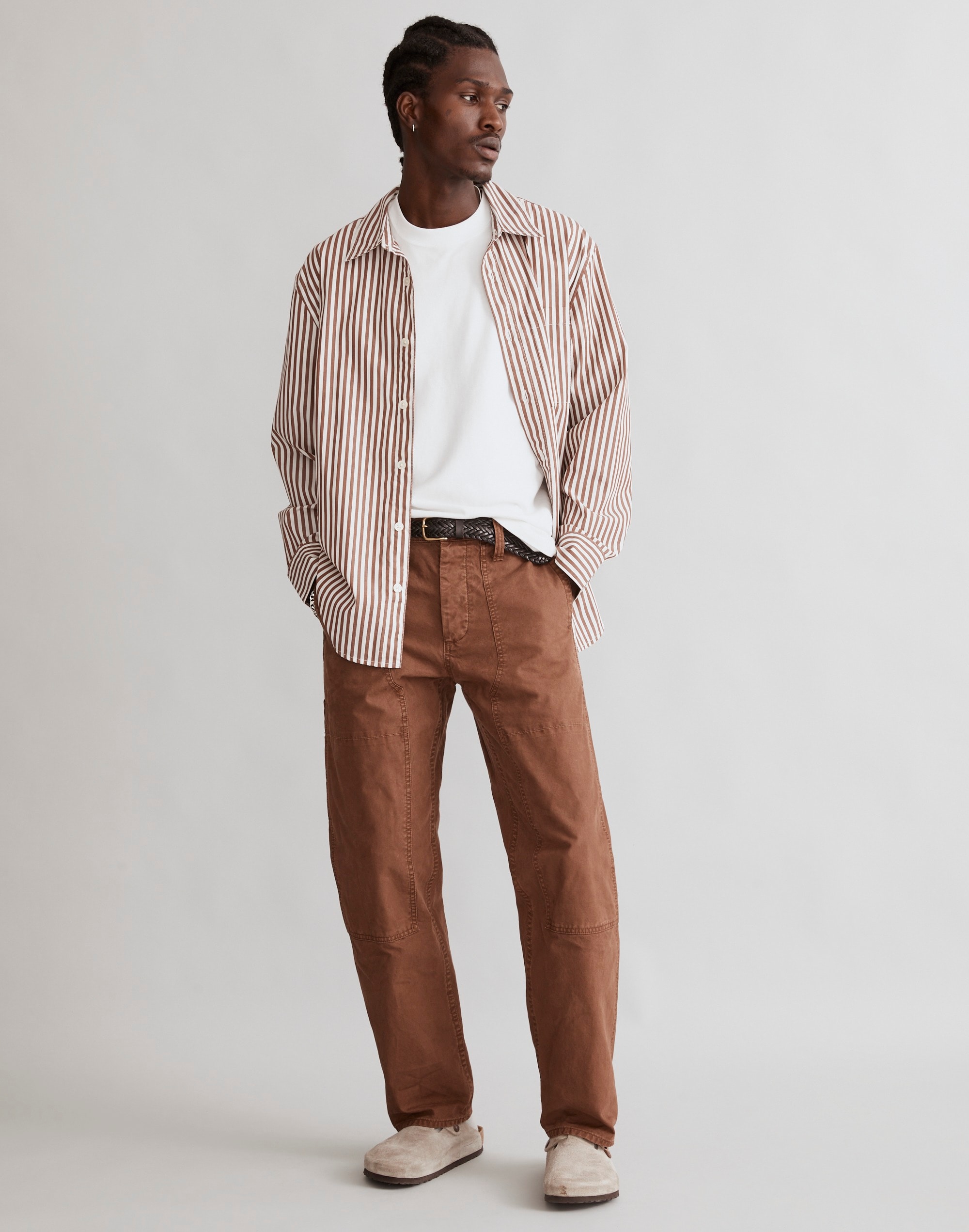 Relaxed Straight Workwear Pants