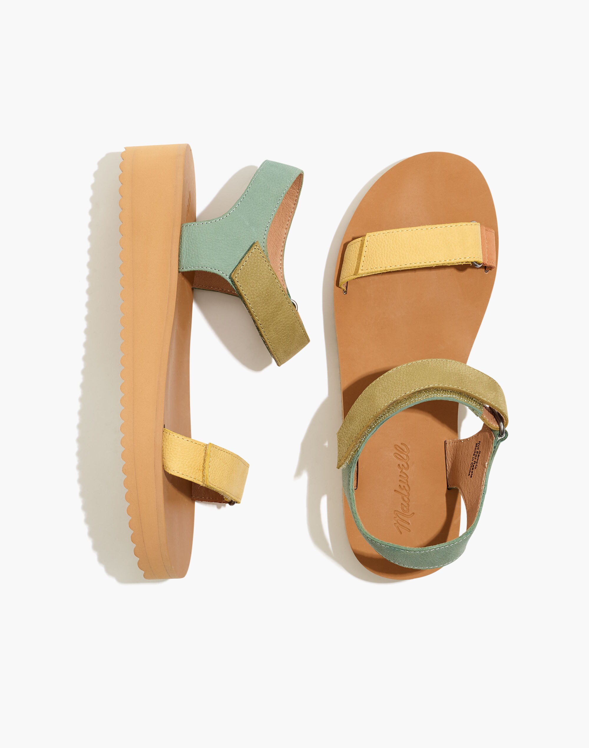 The Maggie Sandal in Colorblock | Madewell