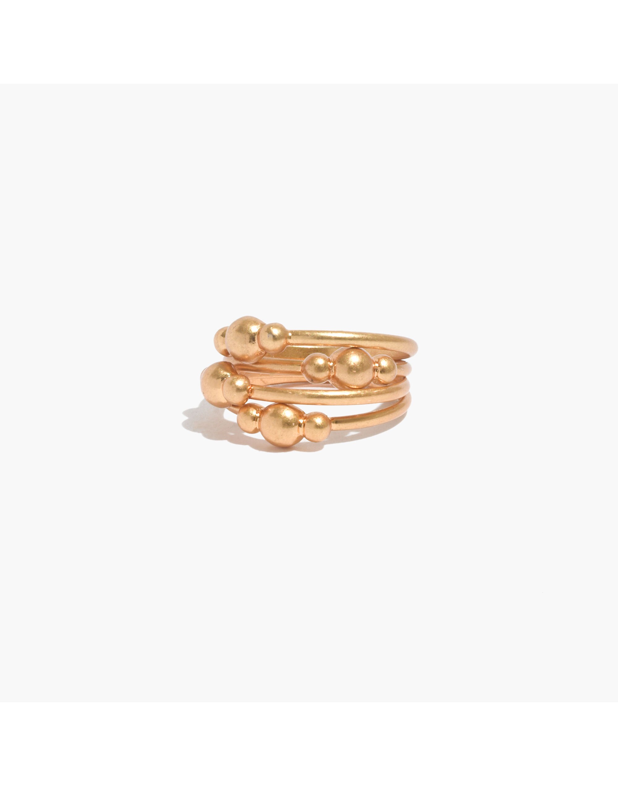 Gilded Orb Stacking Rings | Madewell