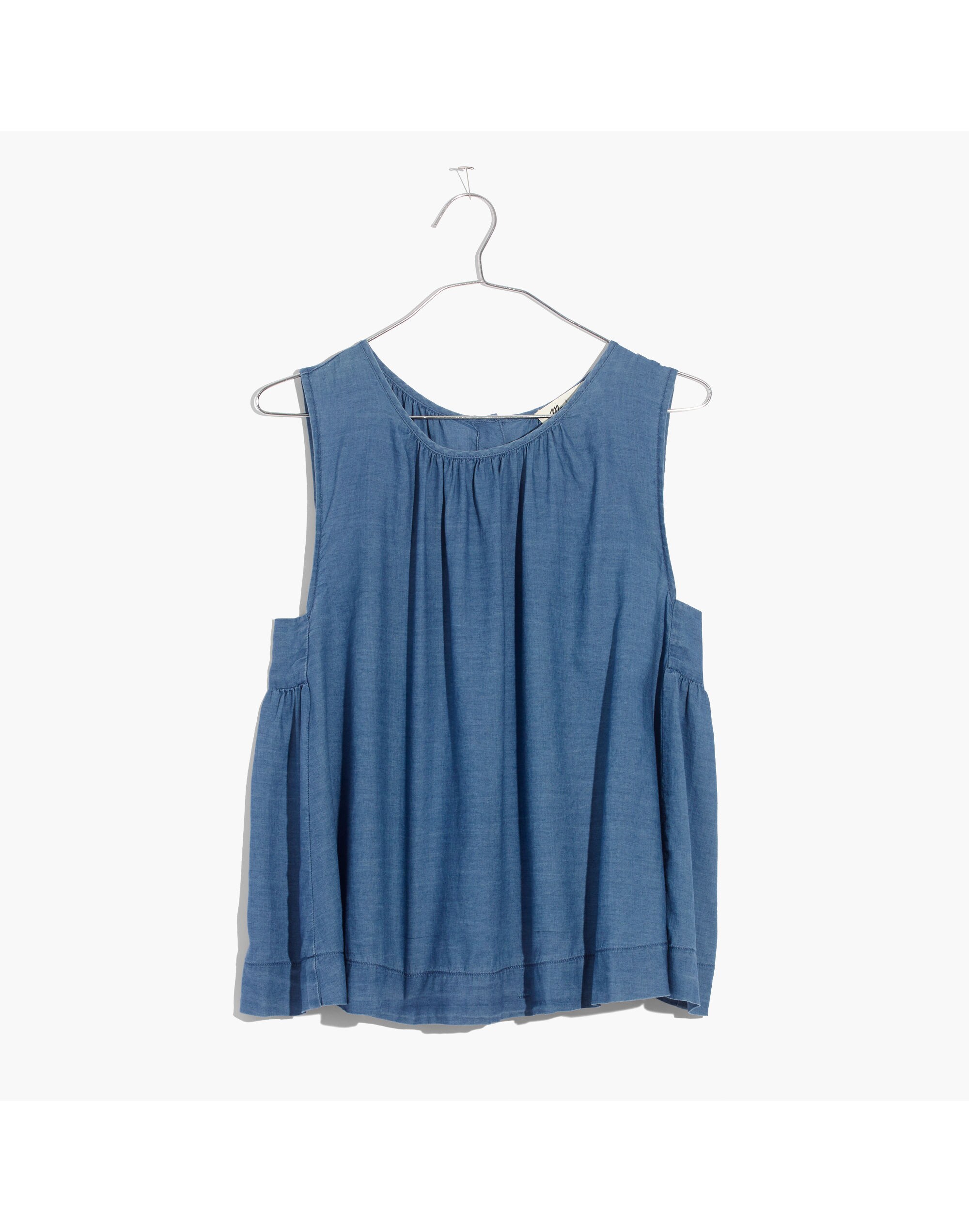 Riverbank Button-Back Top in Indigo | Madewell