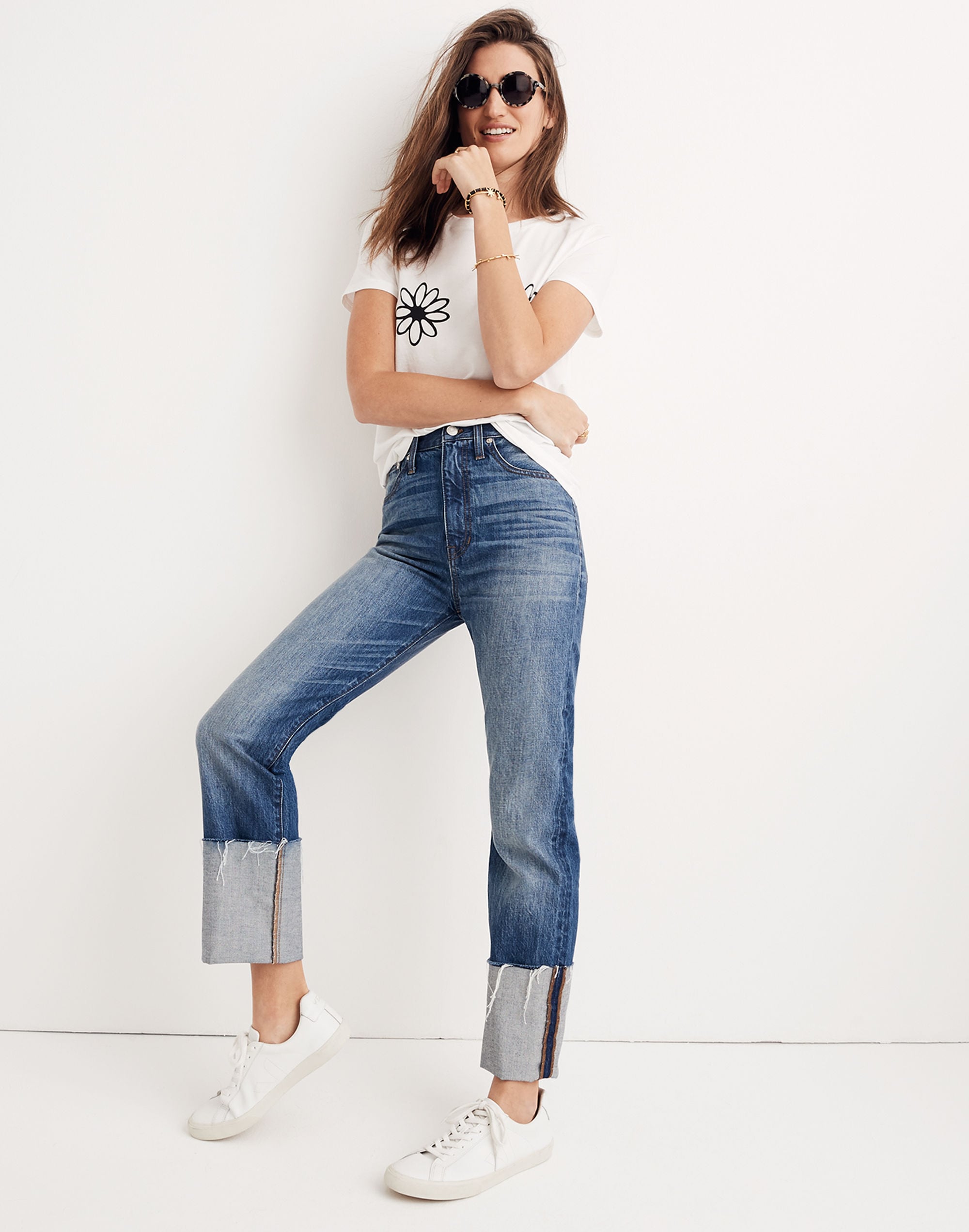 Rigid Straight Crop Jeans: Tall Cuff Edition | Madewell