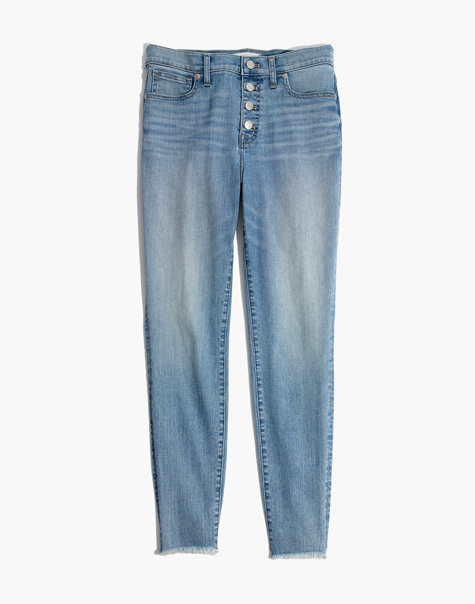 9" High-Rise Skinny Crop Jeans: Button-Front Edition | Madewell