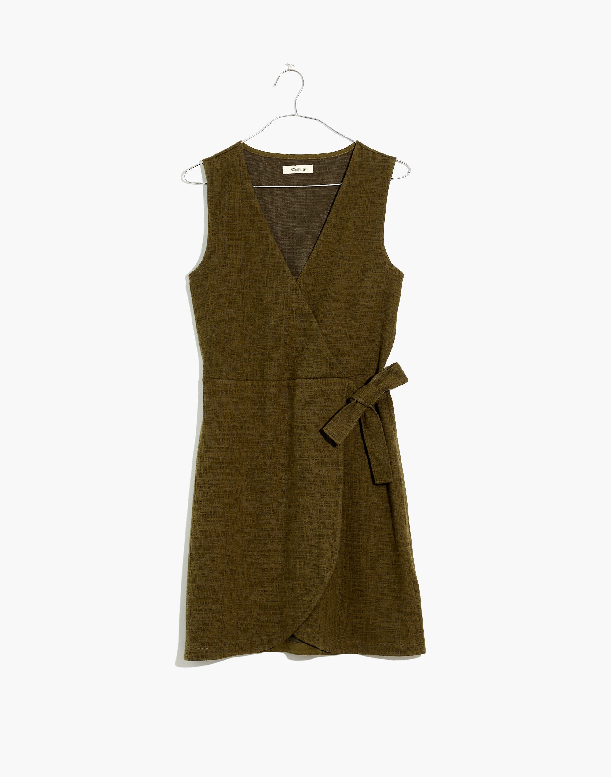 Crosshatch Side-Tie Dress | Madewell