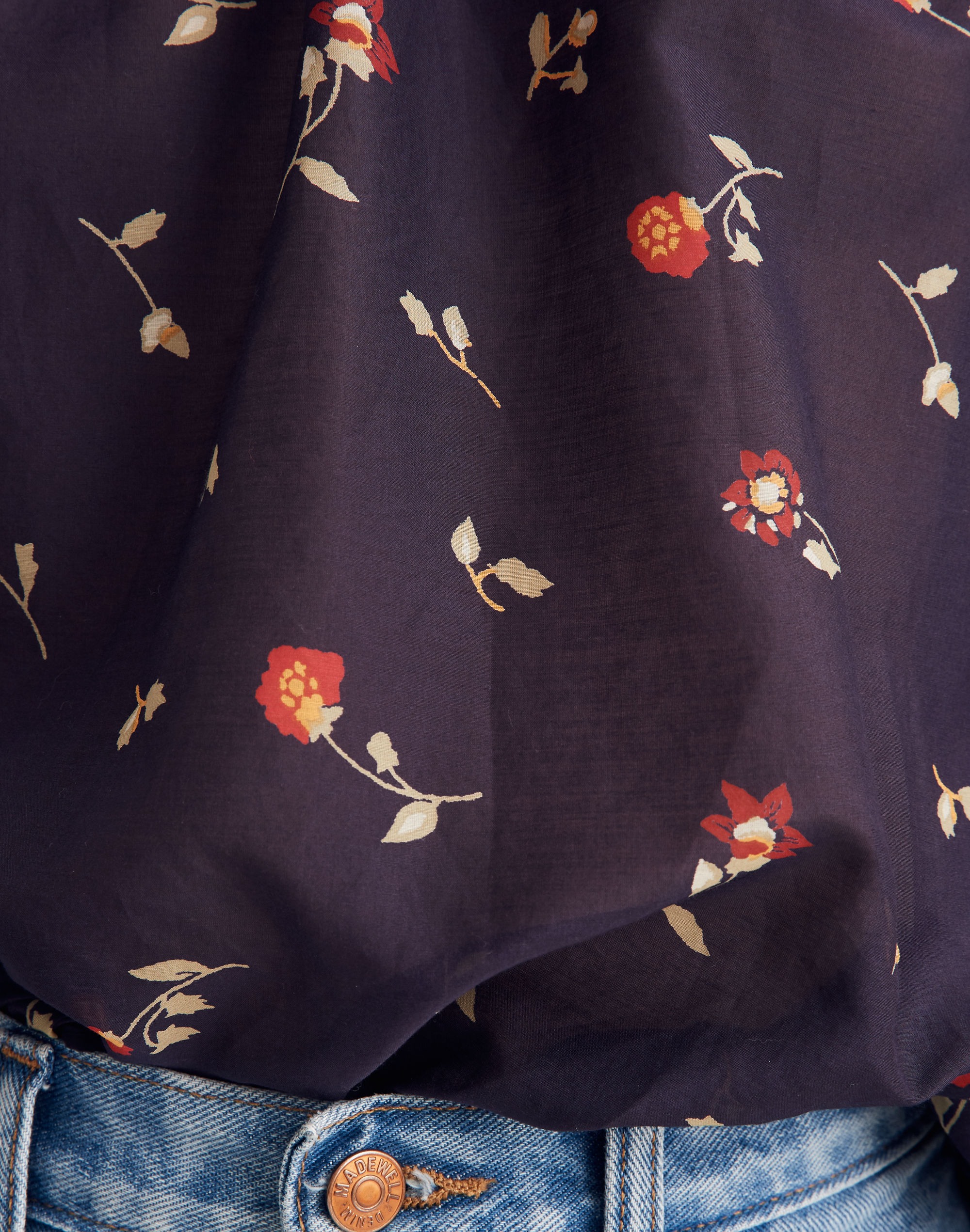 Duet Peasant Top in Sweet Blossoms | Madewell