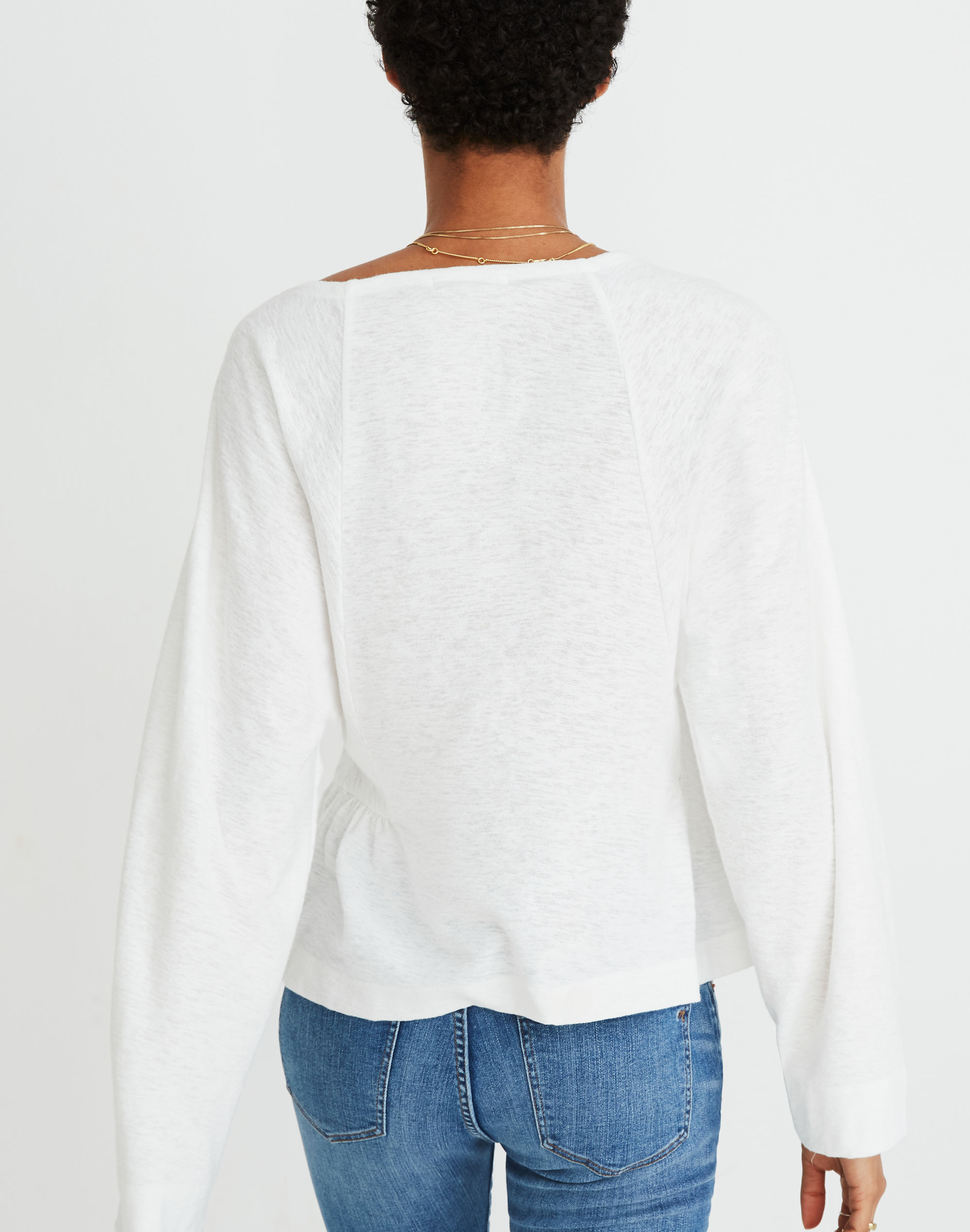 Square-Neck Dolman Top | Madewell