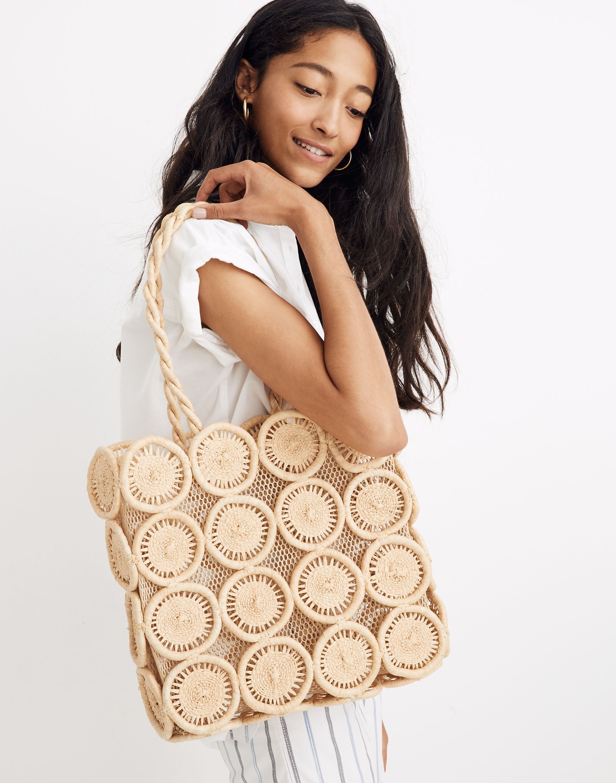 The Straw Catania Tote Bag | Madewell