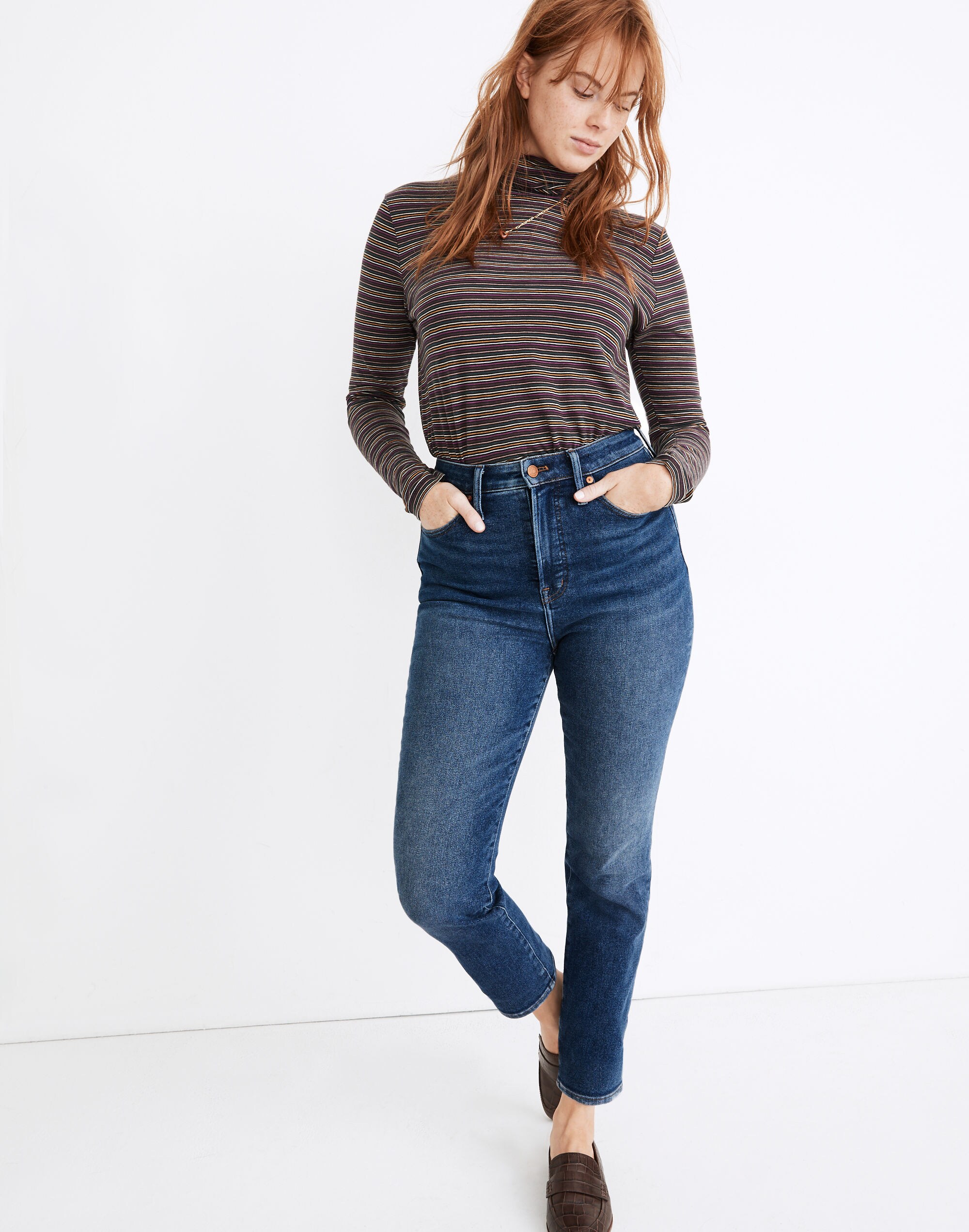 The Curvy Perfect Vintage Jean in Maplewood Wash