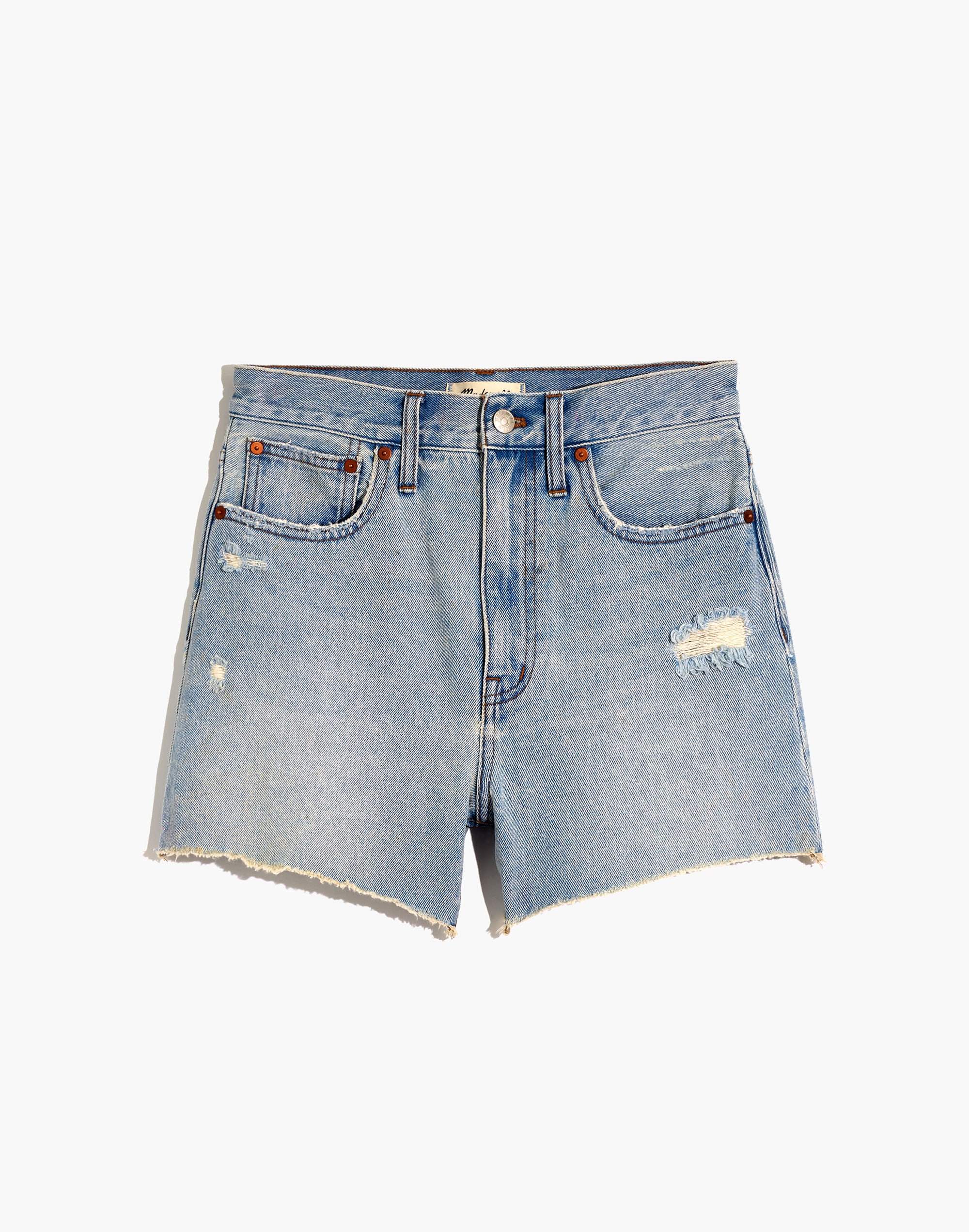 The Momjean Short in Byers Wash: Ripped Edition | Madewell