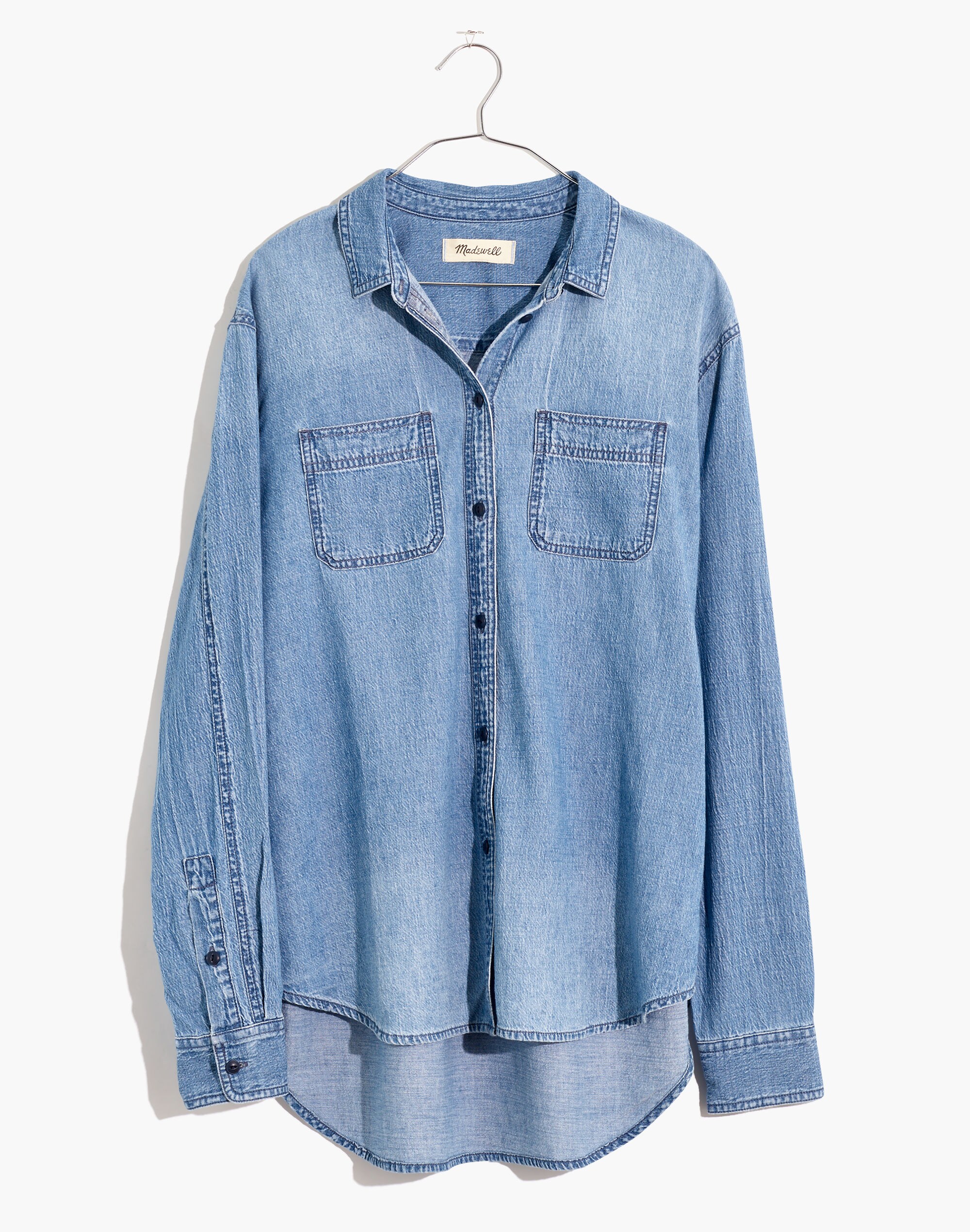 Plus Denim Classic Ex-Boyfriend Shirt in Haviland Wash | Madewell