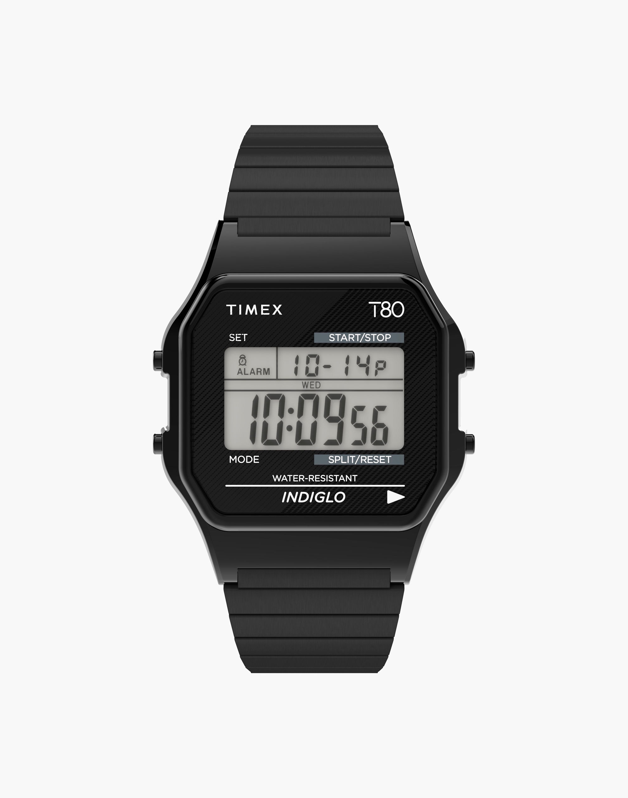 TIMEX Timex T80 34mm Stainless Steel Expansion Band Watch