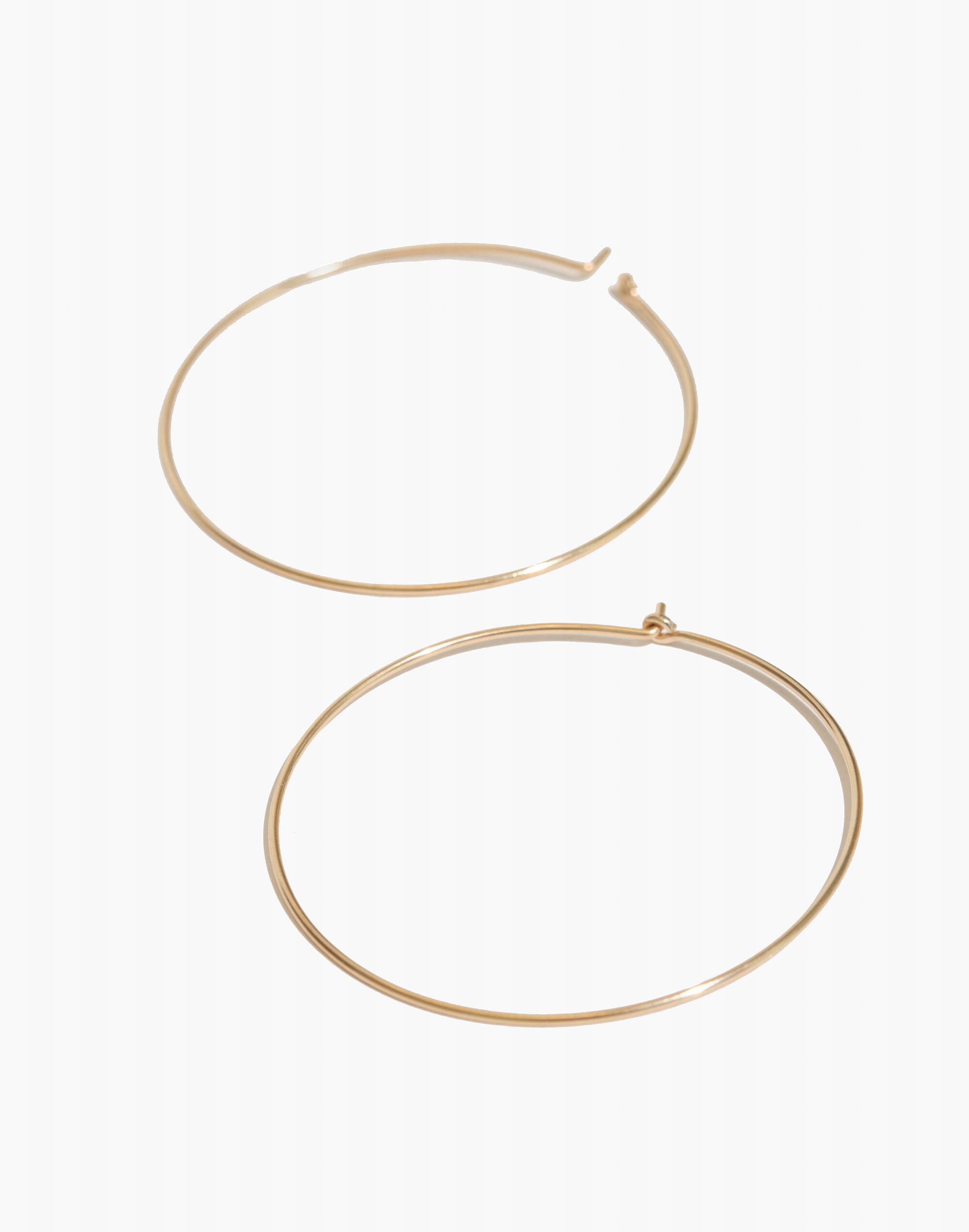 BYCHARI LARGE HOOP EARRINGS