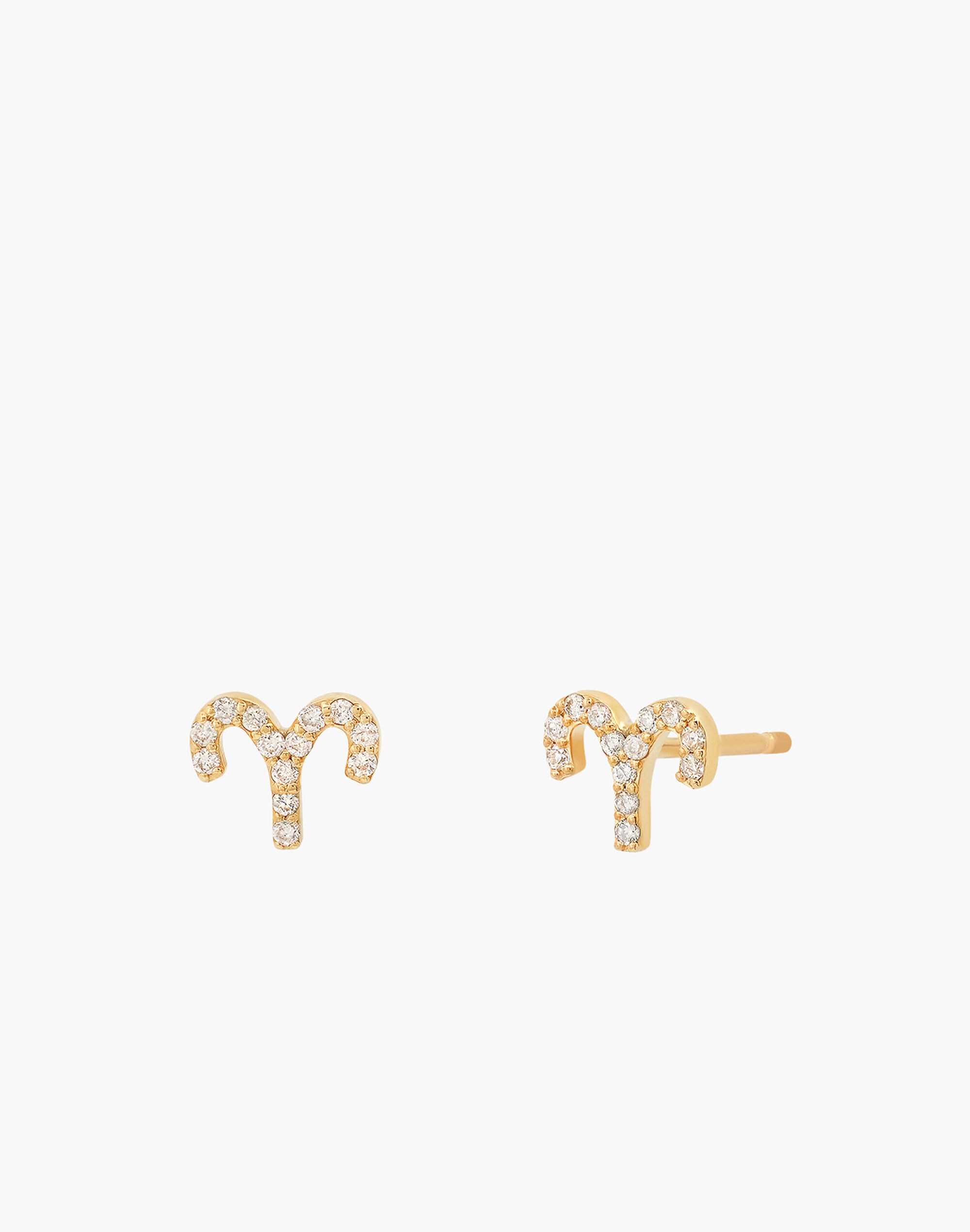 BYCHARI DIAMOND ZODIAC EARRINGS | Madewell