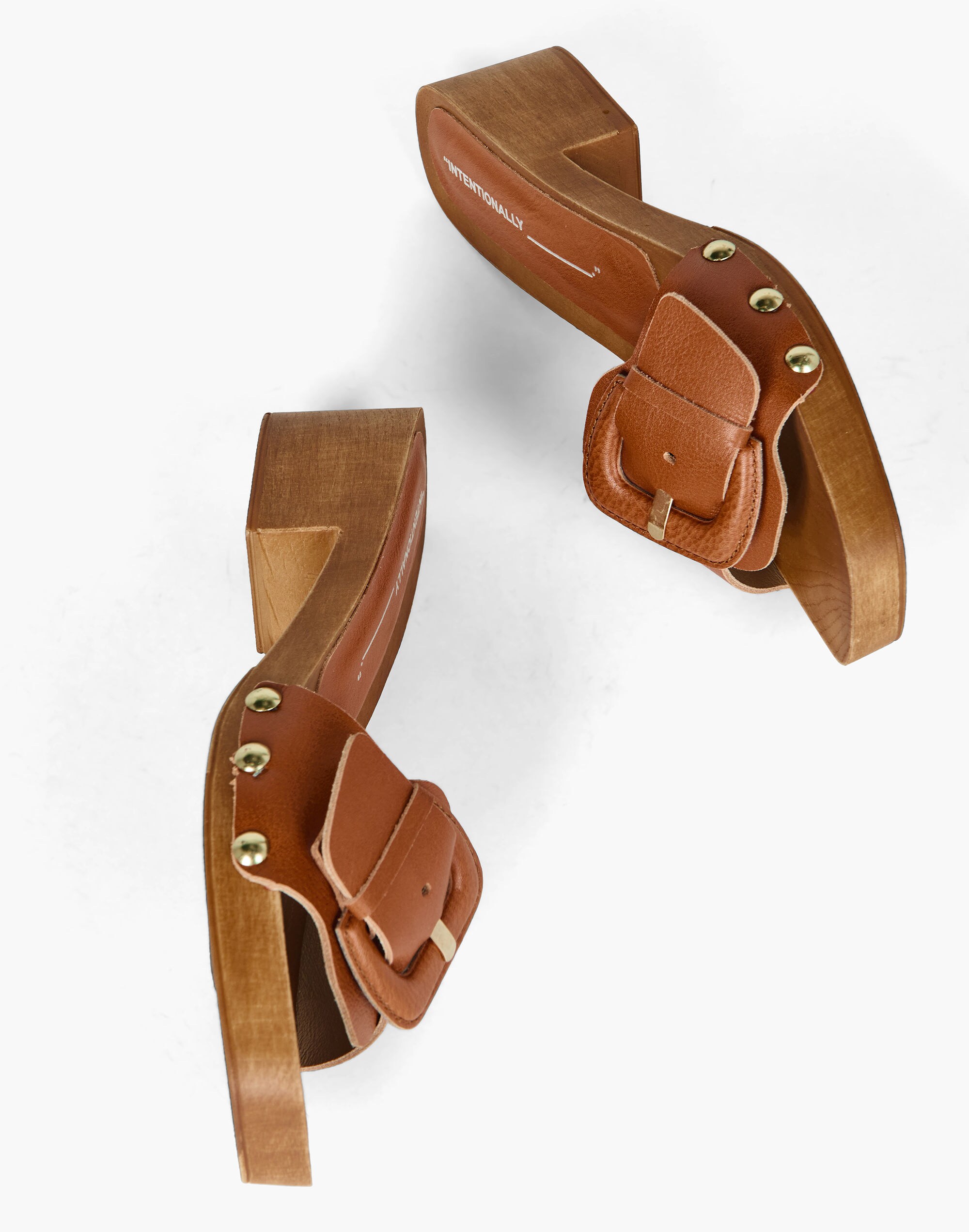 Intentionally Blank Leather Mar Mules Sandals | Madewell
