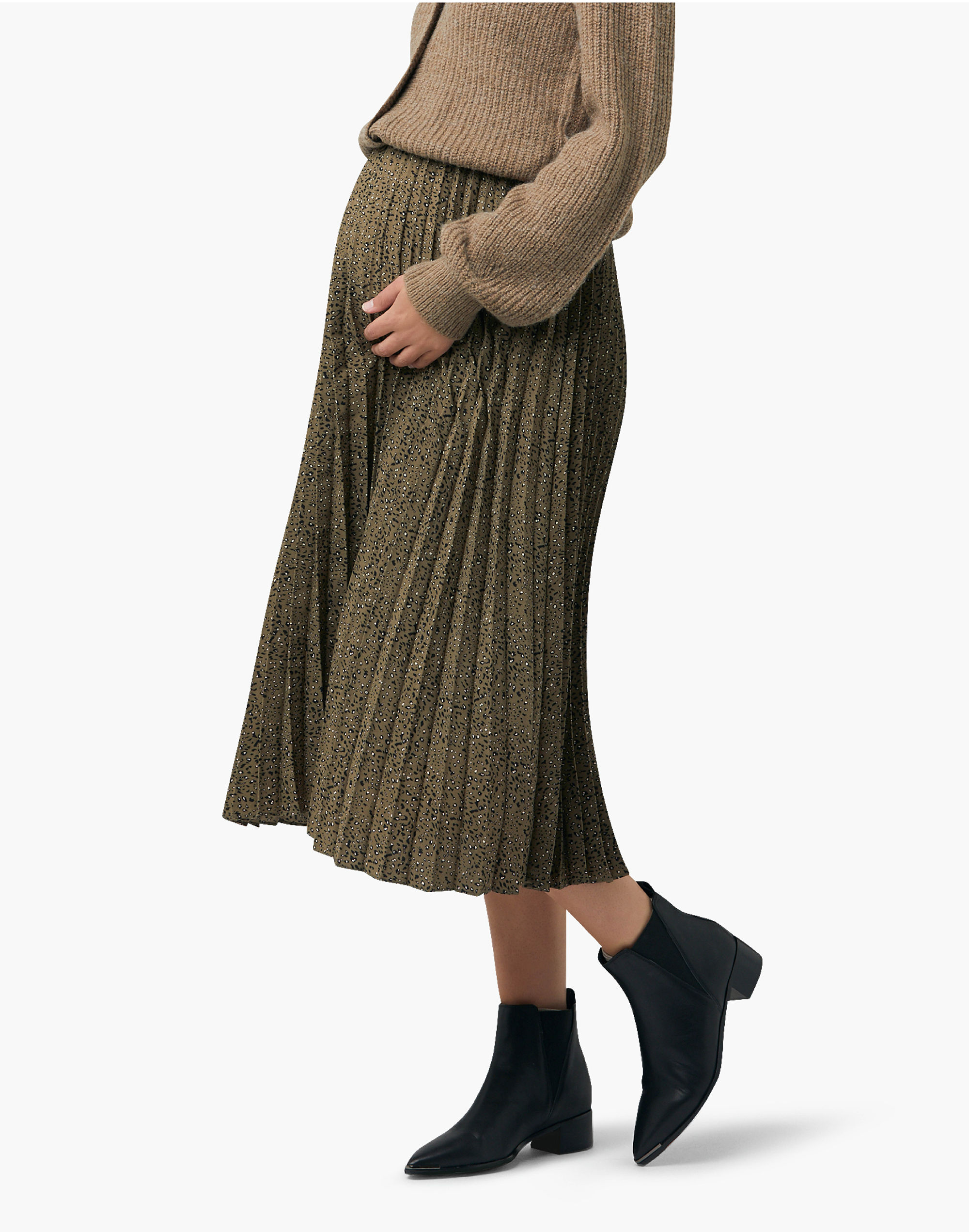 Ripe Maternity Jenner Pleat Skirt