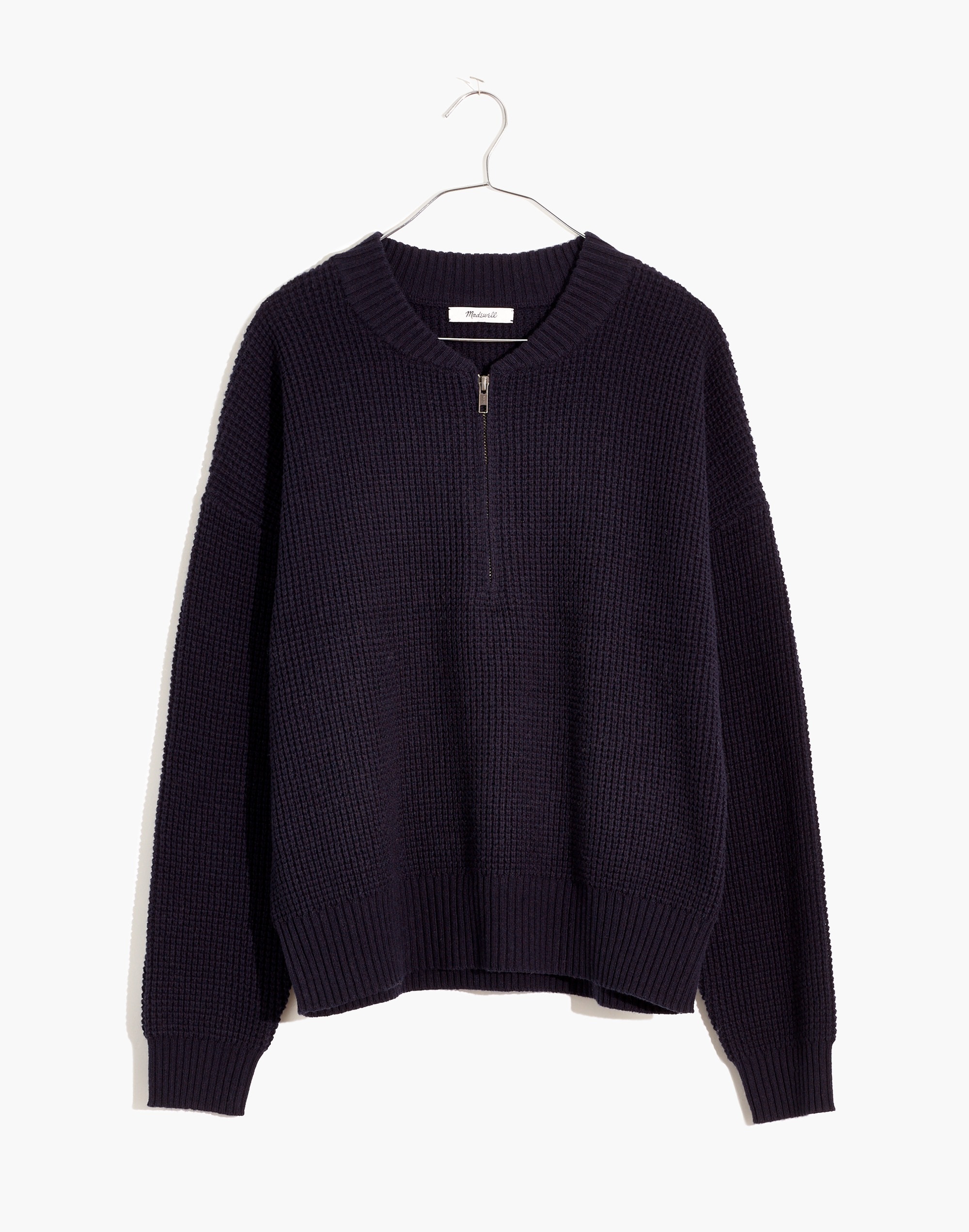 Waffle Enfield Half-Zip Sweater