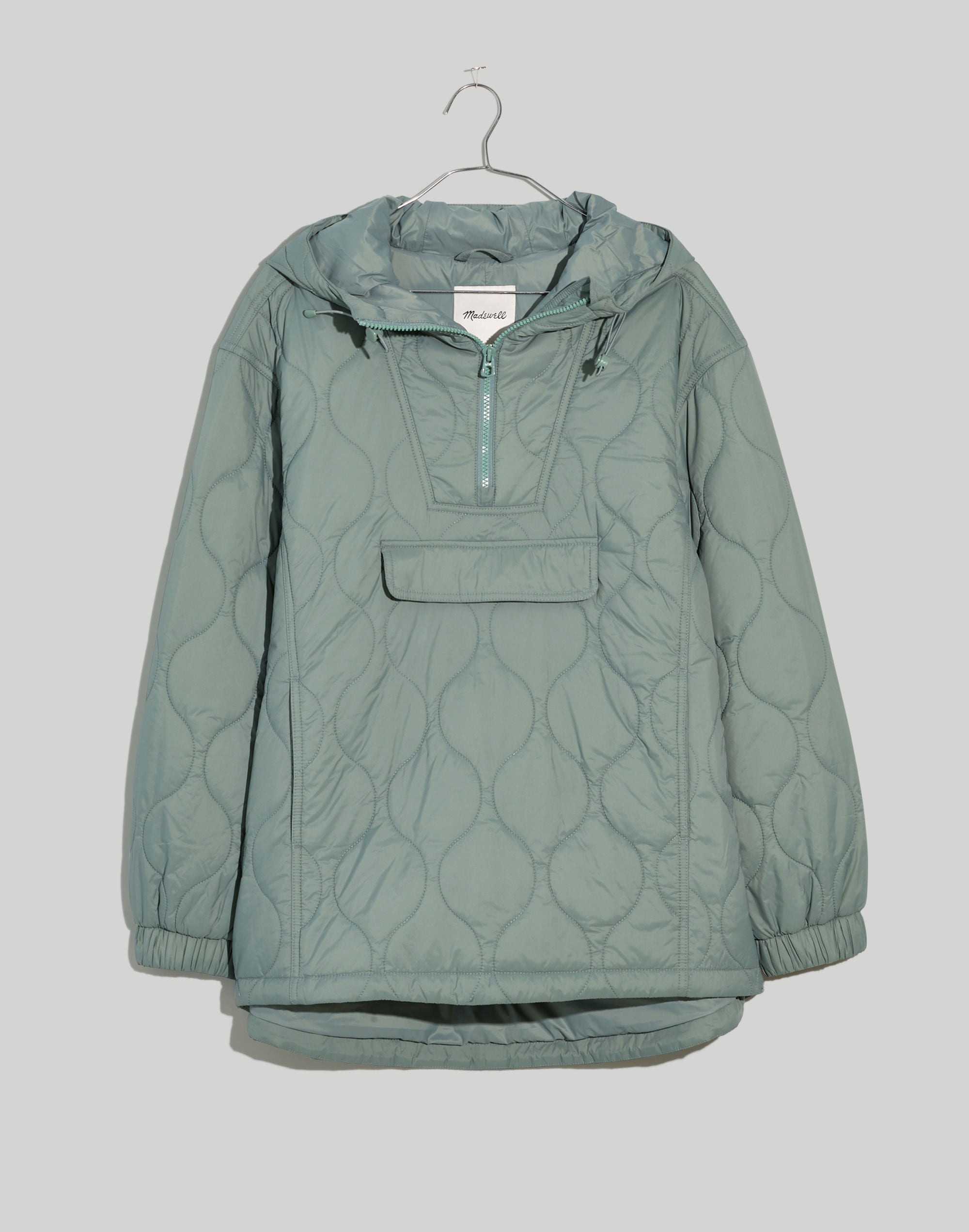 Quilted Packable Popover Puffer Jacket