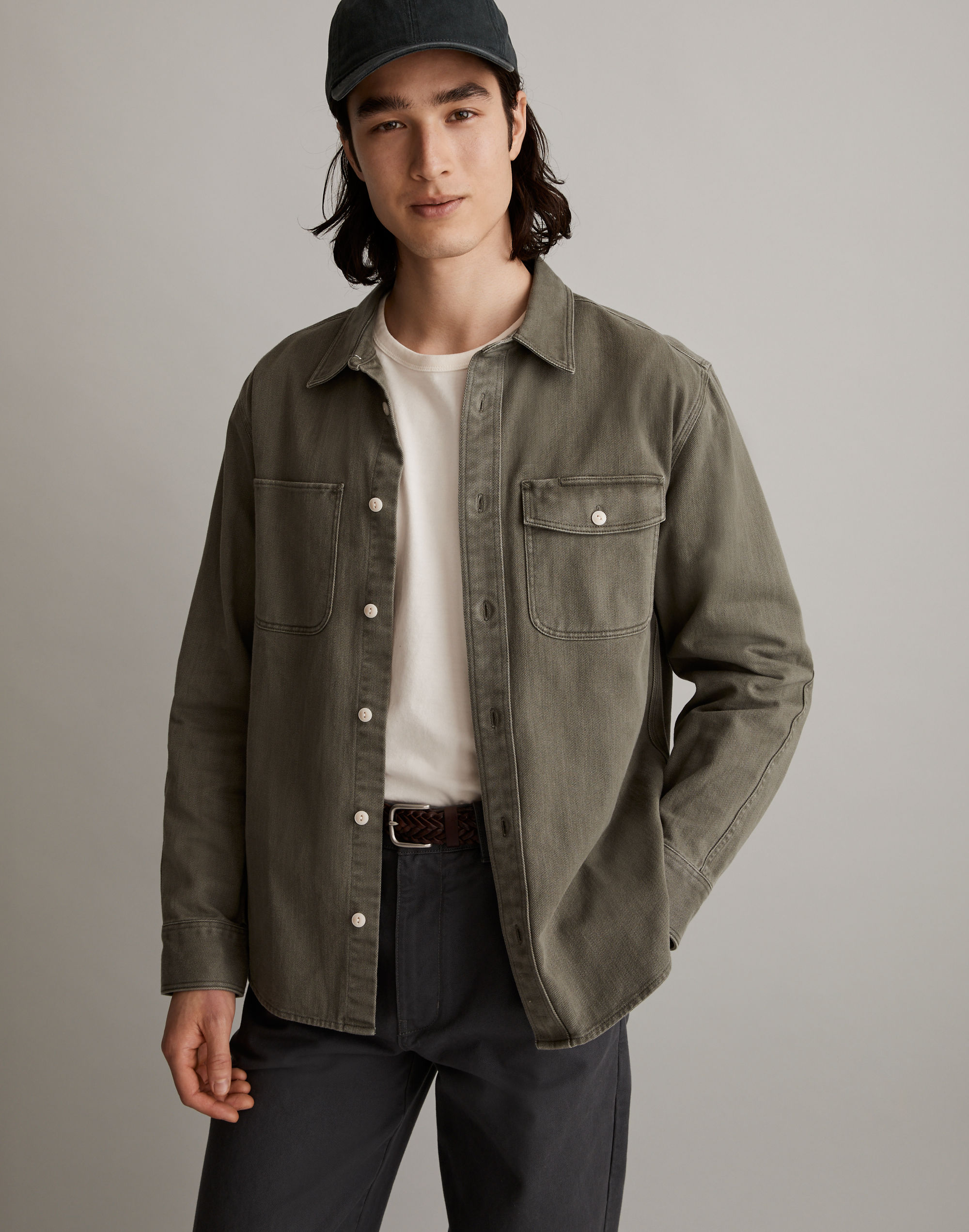 Garment-Dyed Work Shirt