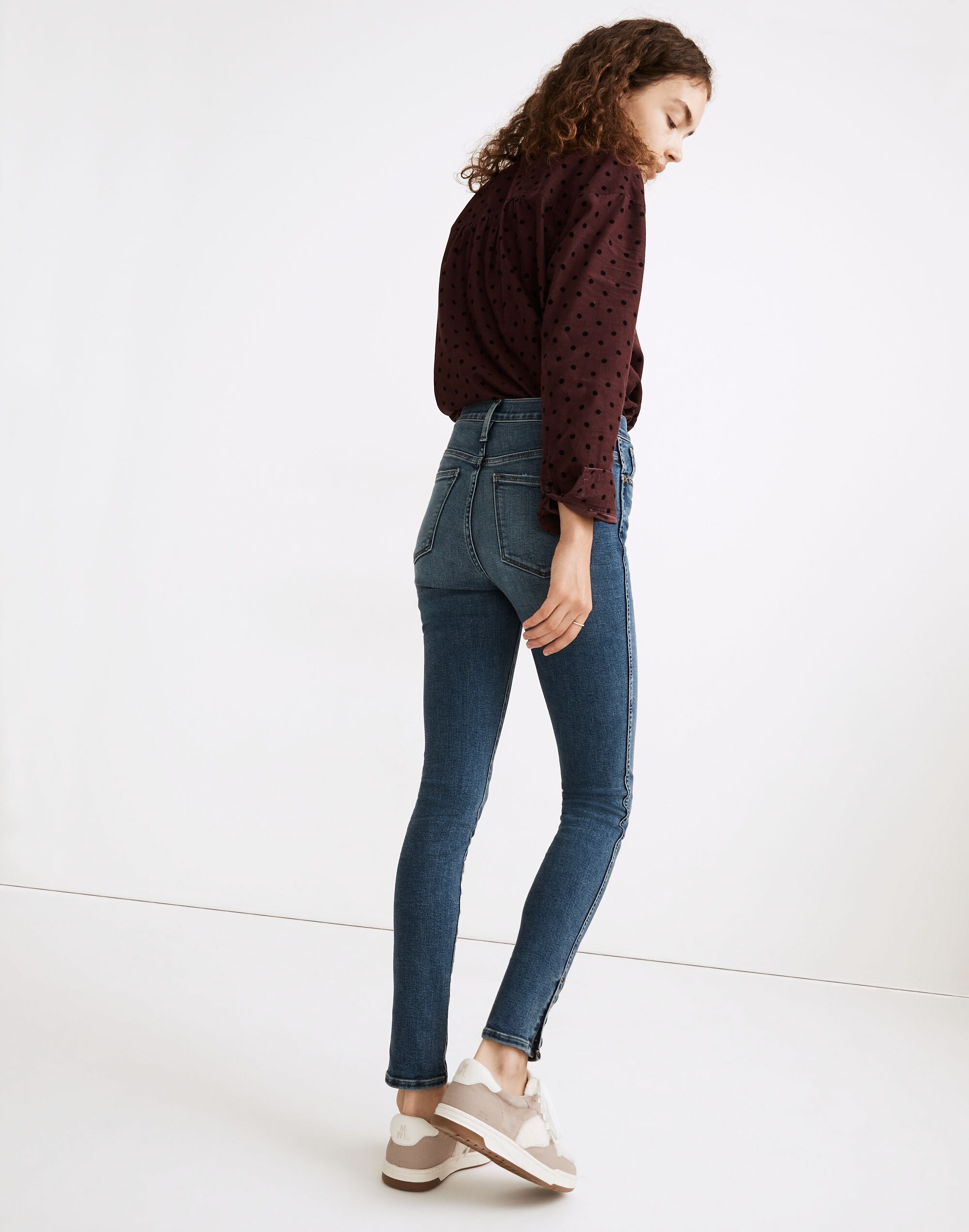 10" High-Rise Roadtripper Authentic Skinny Jeans: Snap-Hem Edition ...