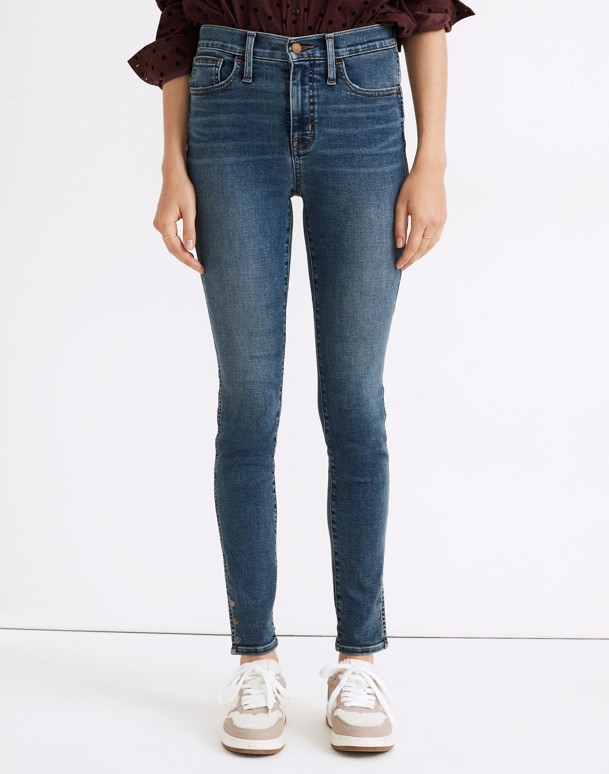 10" High-Rise Roadtripper Authentic Skinny Jeans: Snap-Hem Edition ...