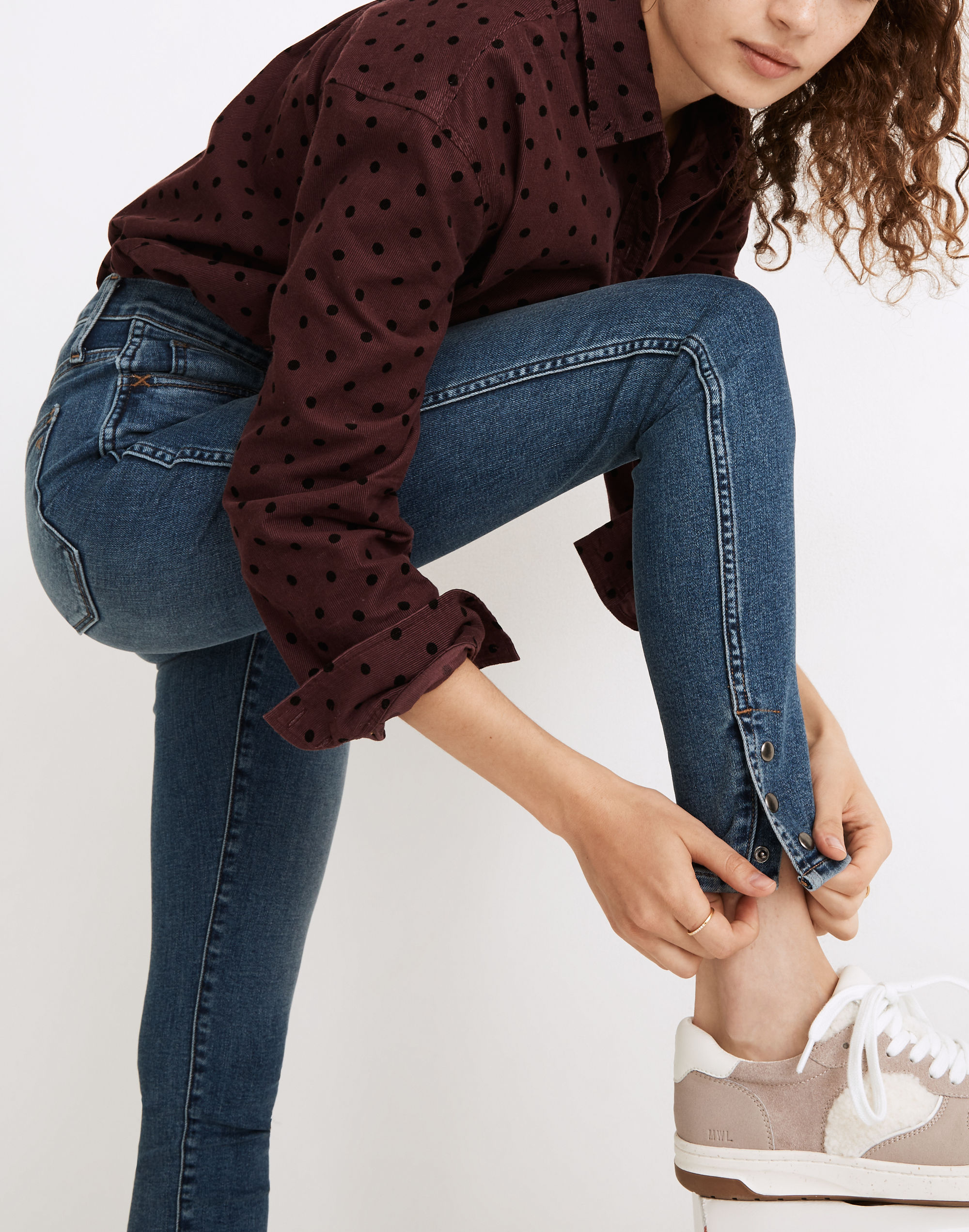 10" High-Rise Roadtripper Authentic Skinny Jeans: Snap-Hem Edition ...