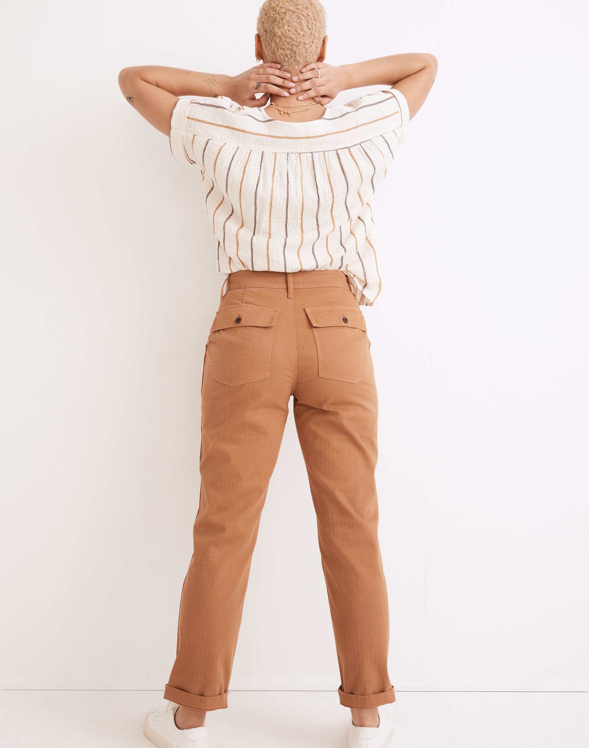 The Curvy Perfect Vintage Straight Workwear Pants | Madewell