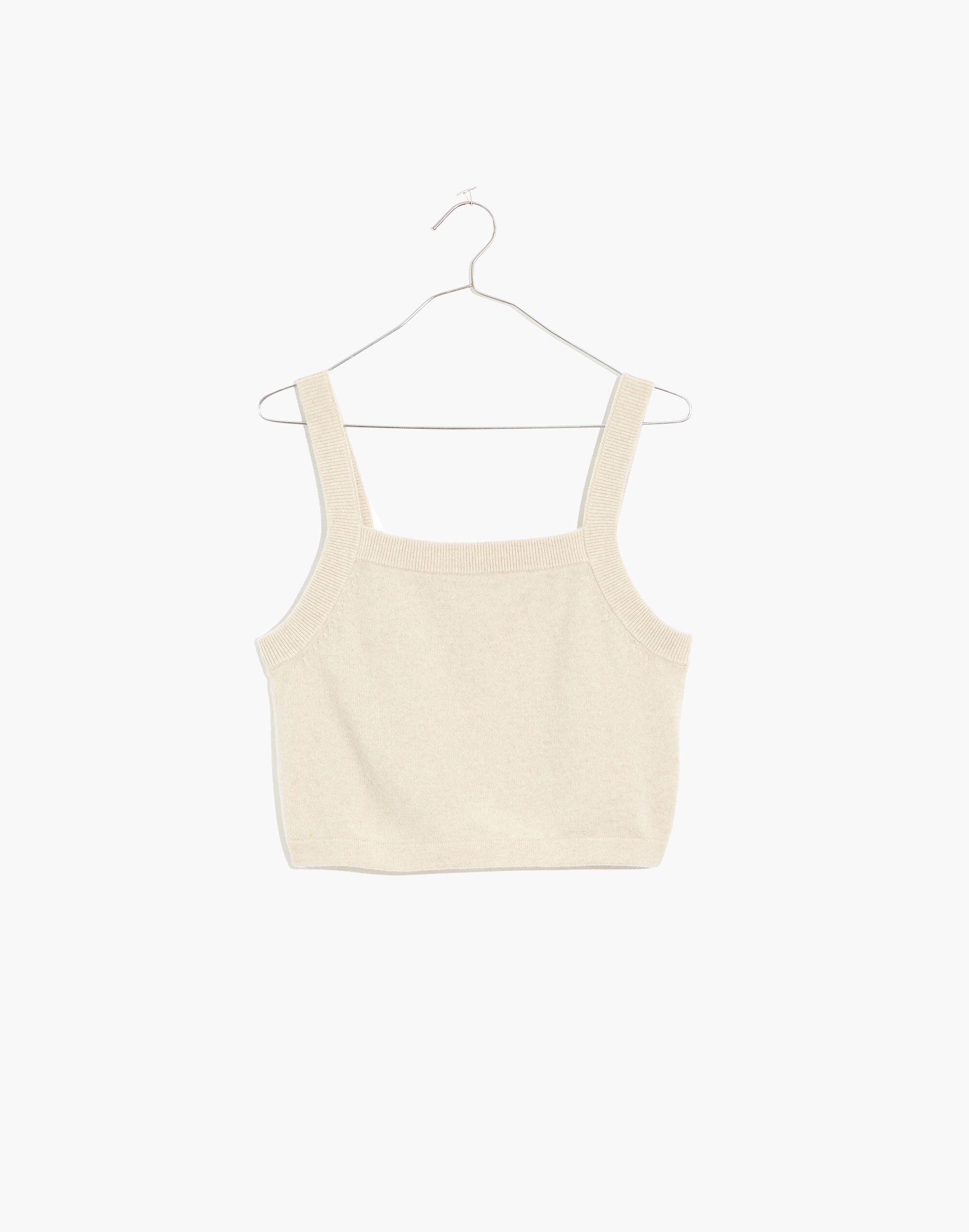 (Re)sourced Cashmere Carlyn Crop Sweater Tank | Madewell