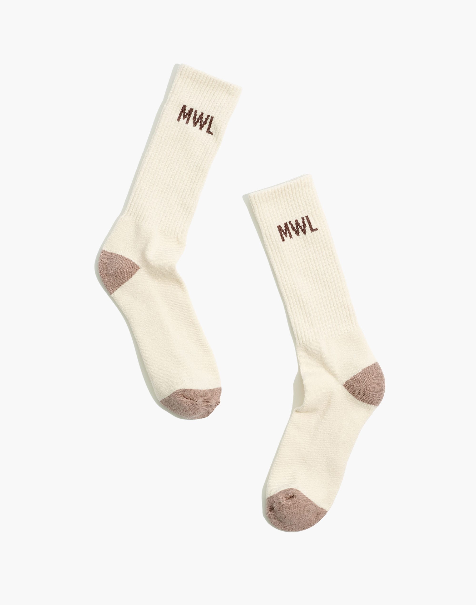 MWL Cloudlift Sneaker Crew Socks: Logo Edition