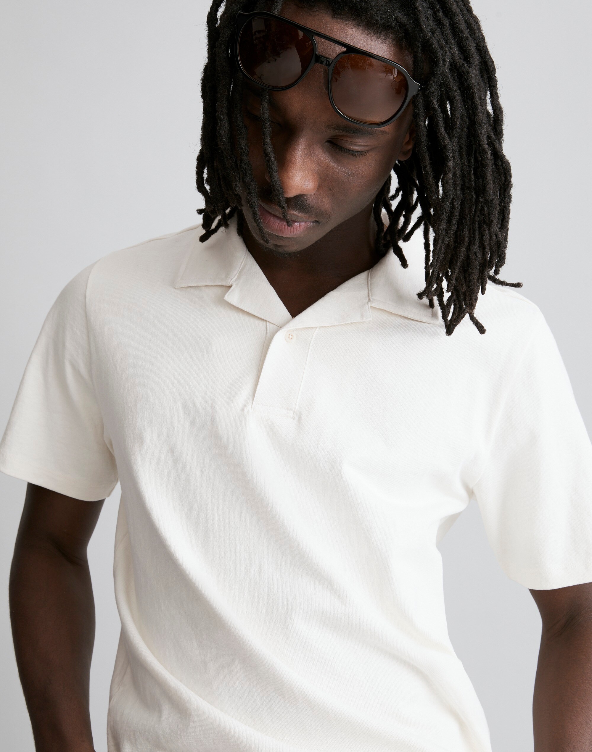 Easy Short-Sleeve Polo Shirt | Madewell