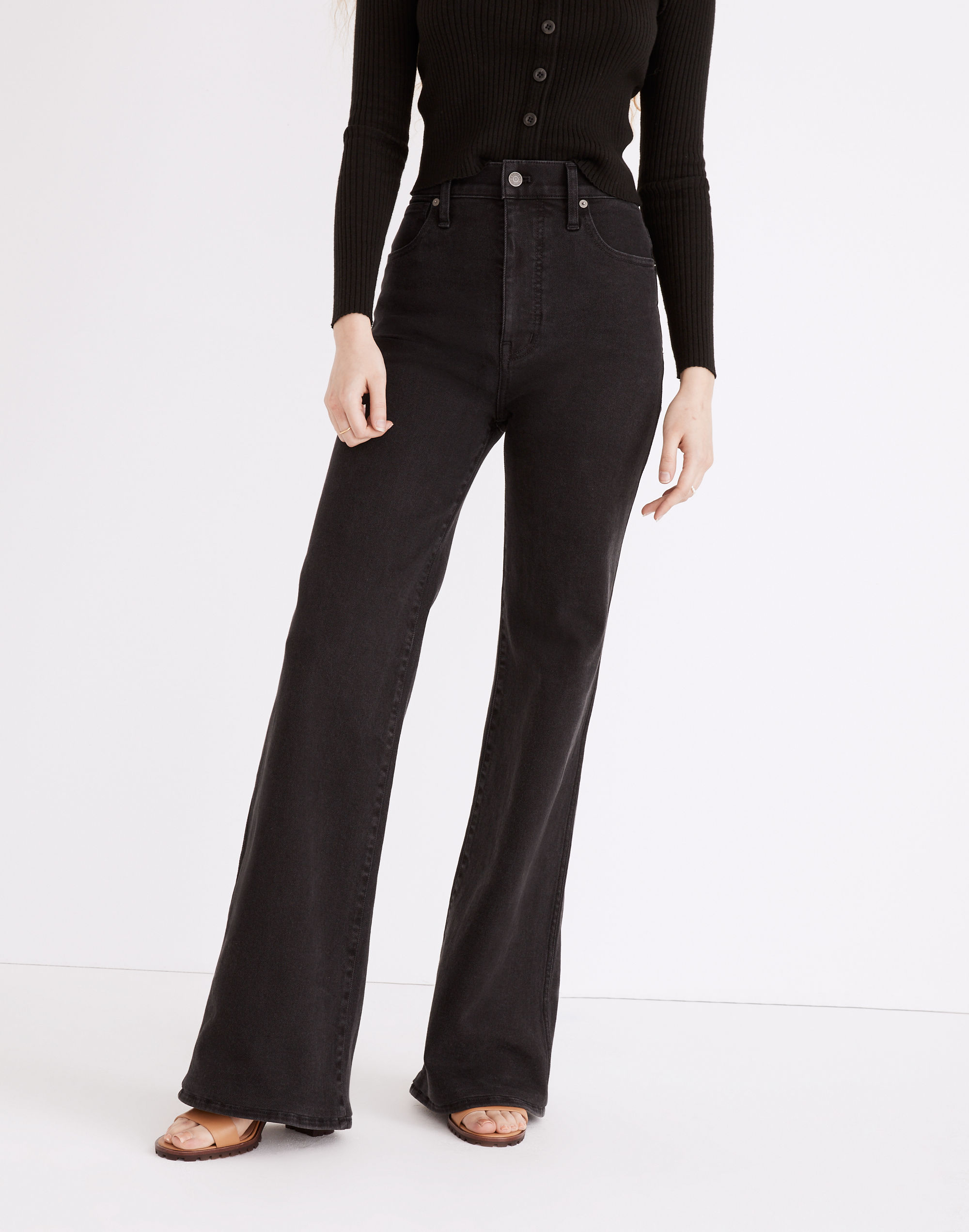 11" High-Rise Flare Jeans in Crosson Wash | Madewell