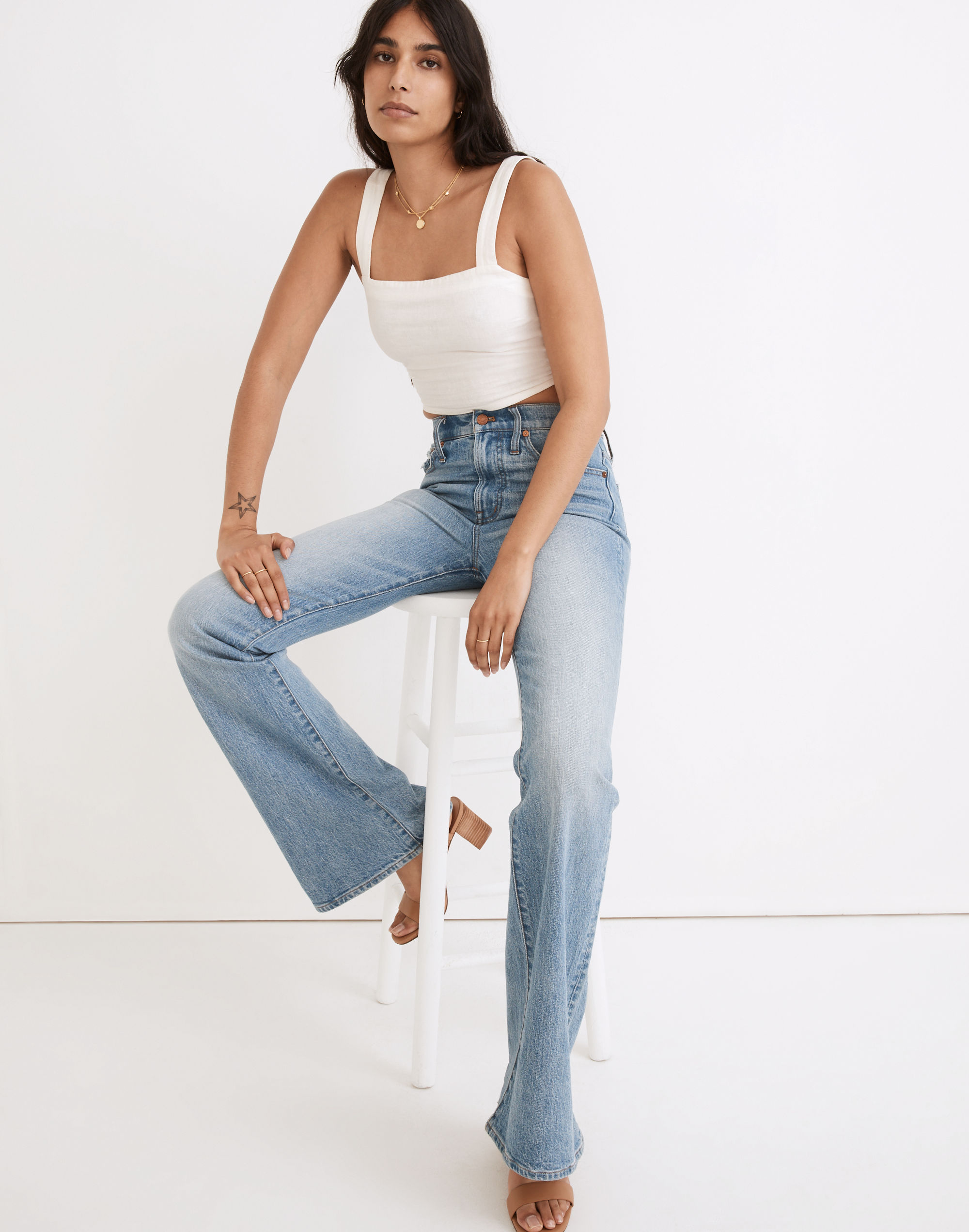 The Perfect Vintage Flare Jean in Delavan Wash | Madewell