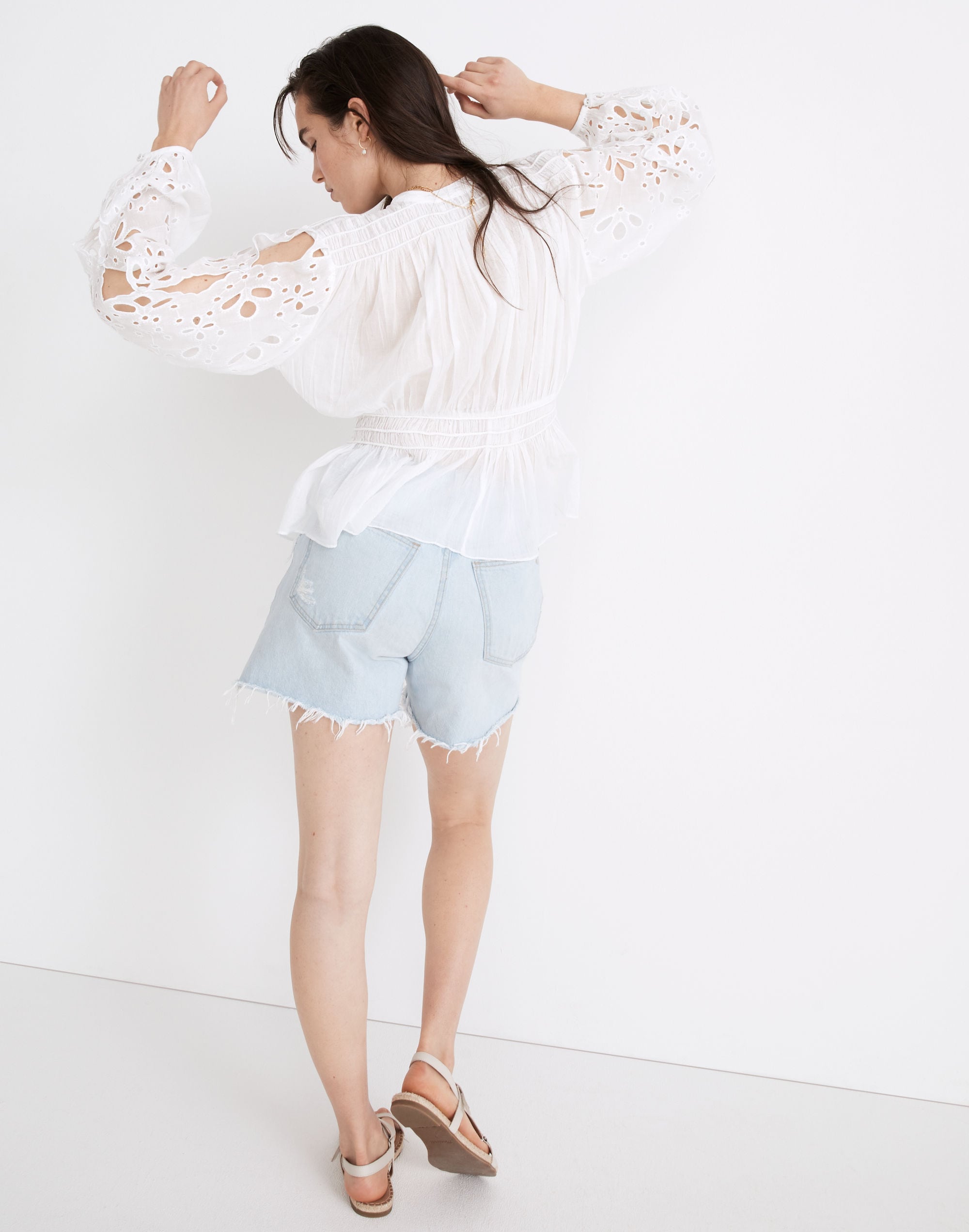 Mes Desmoiselles Paris Eyelet Pacani Top | Madewell