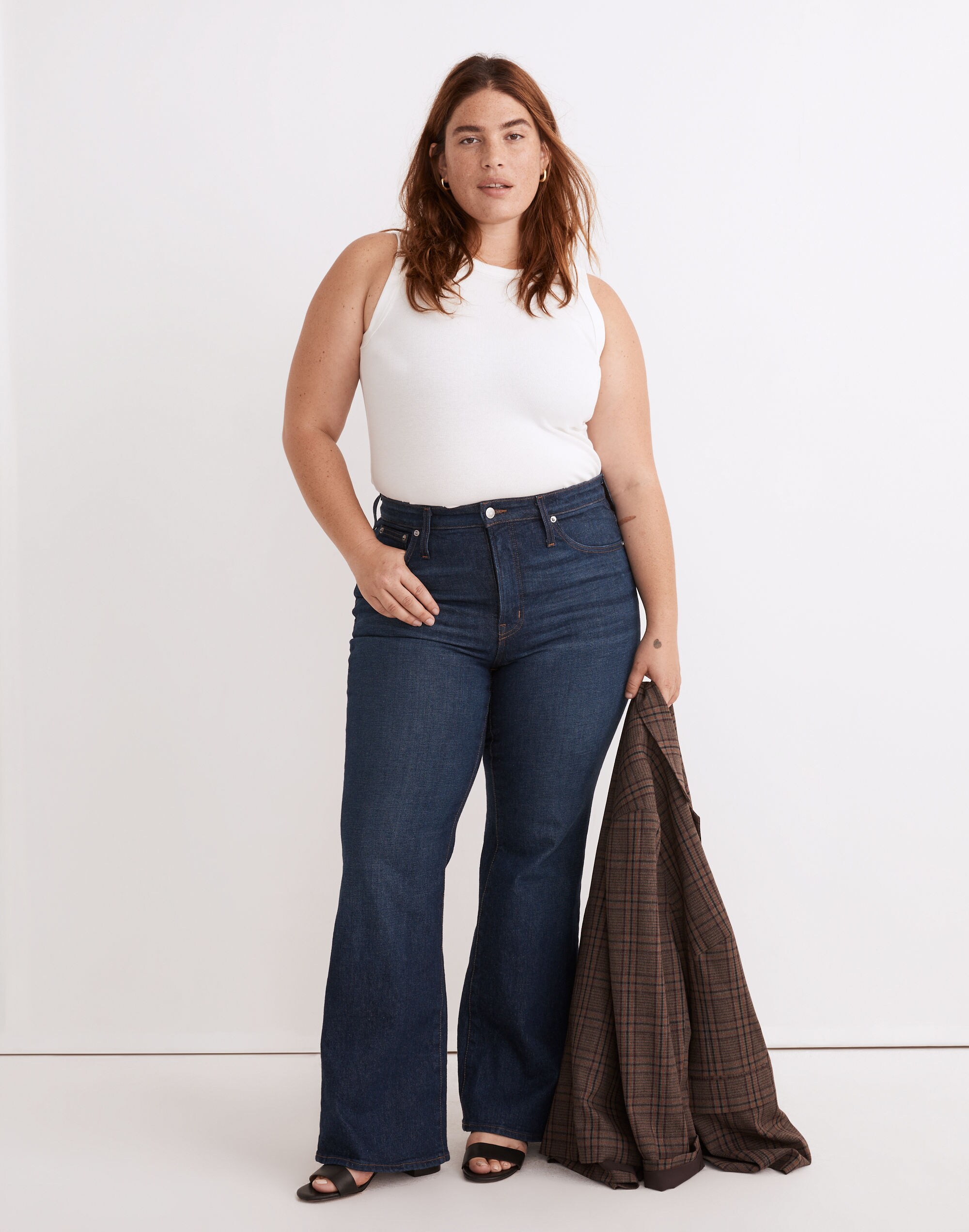 The Plus Perfect Vintage Flare Jean in Beaucourt Wash | Madewell