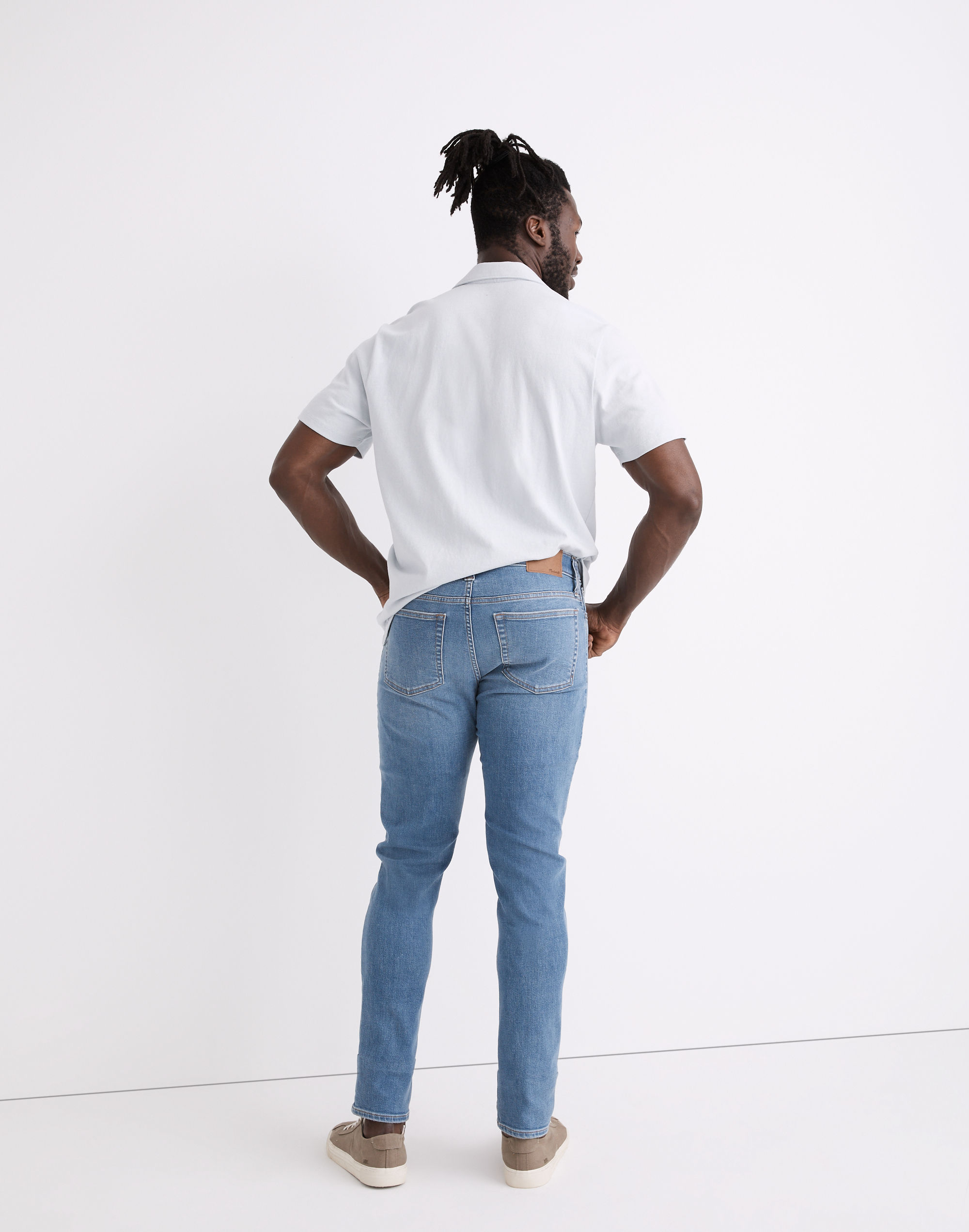 Athletic Slim Jeans in Beckman Wash: COOLMAX® Denim Edition | Madewell