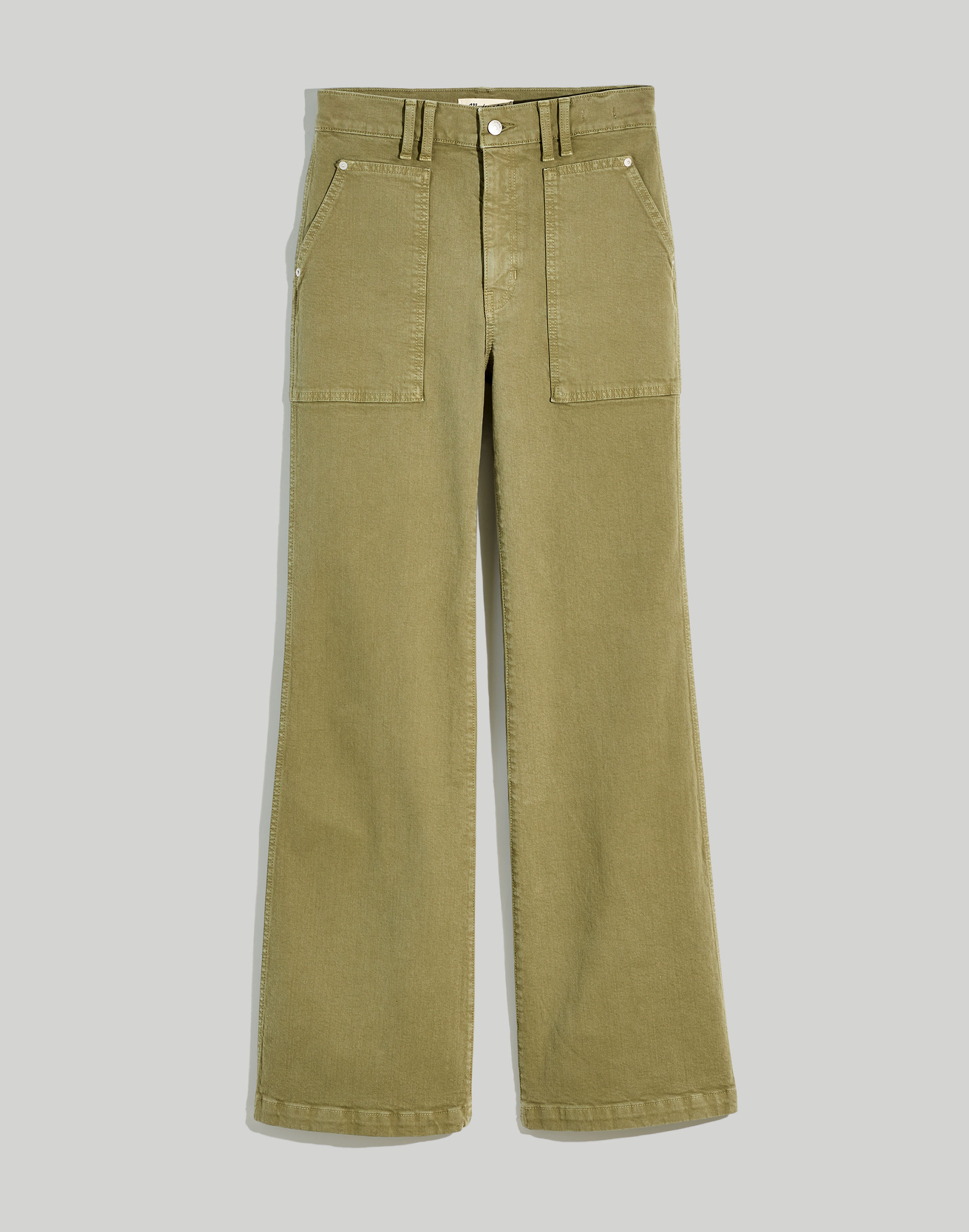 11" High-Rise Flare Jeans: Garment-Dyed Workwear Edition | Madewell