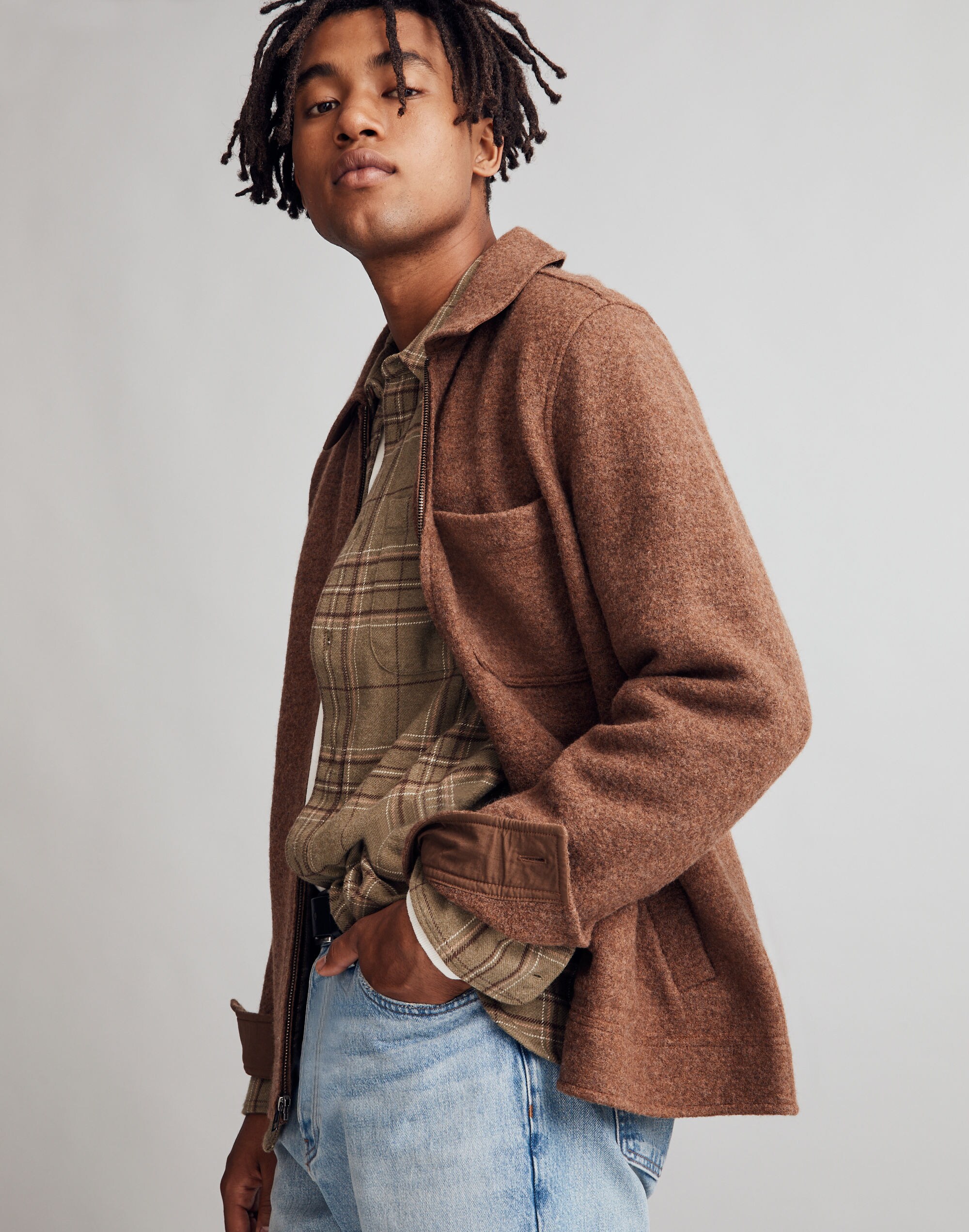 Boiled Wool Chore Jacket | Madewell