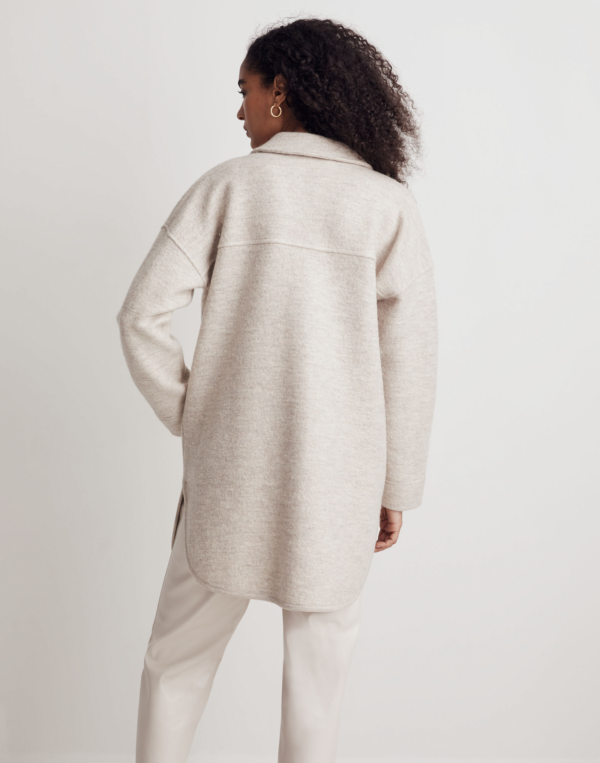 (Re)sponsible Boiled Wool Sweater Jacket | Madewell