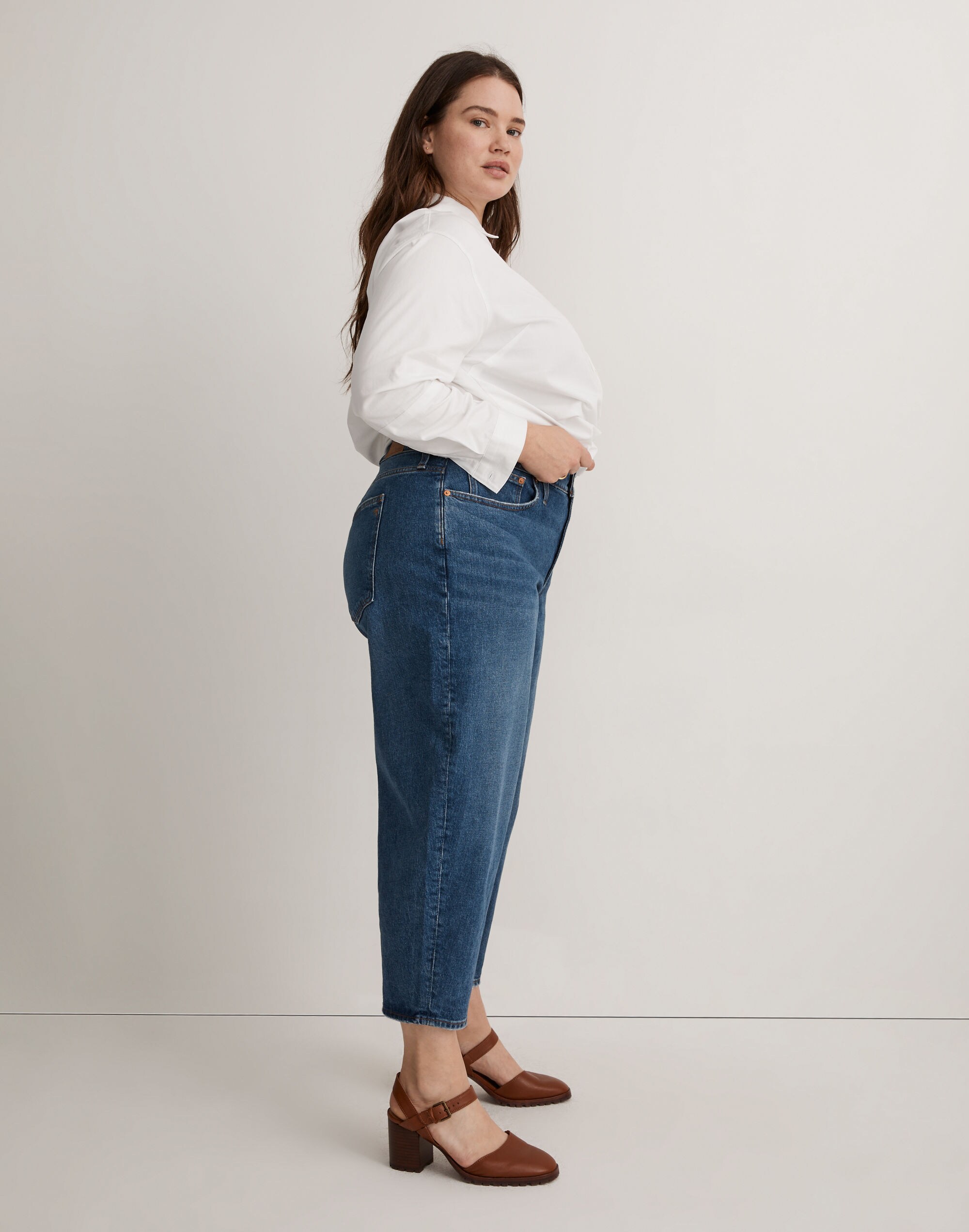 Plus Balloon Jeans in Ellisboro Wash | Madewell