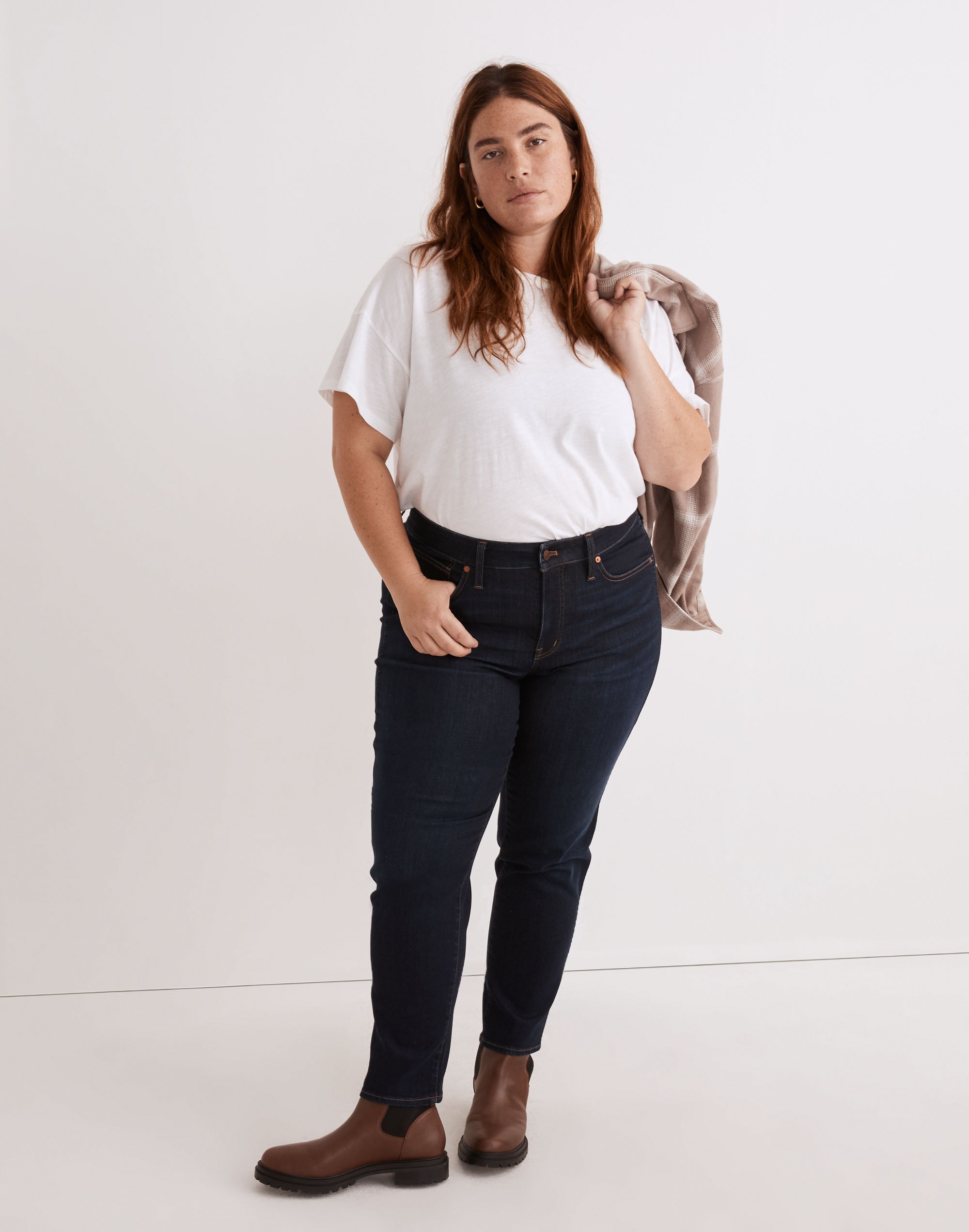 Plus Curvy Stovepipe Jeans in Dahill Wash | Madewell