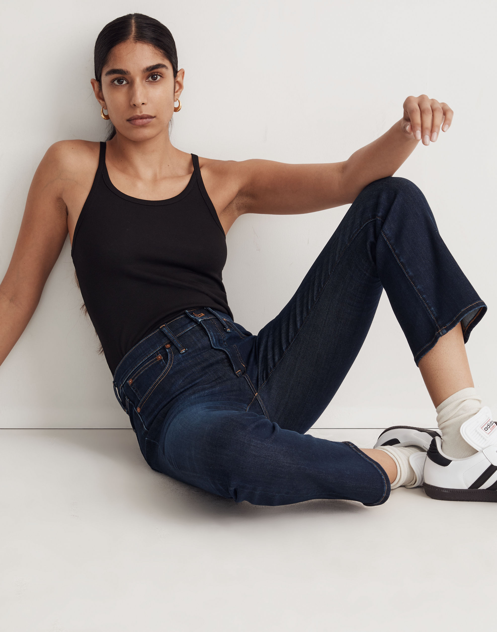 Cali Demi-Boot Jeans in Larkspur Wash: TENCEL™ Denim | Madewell