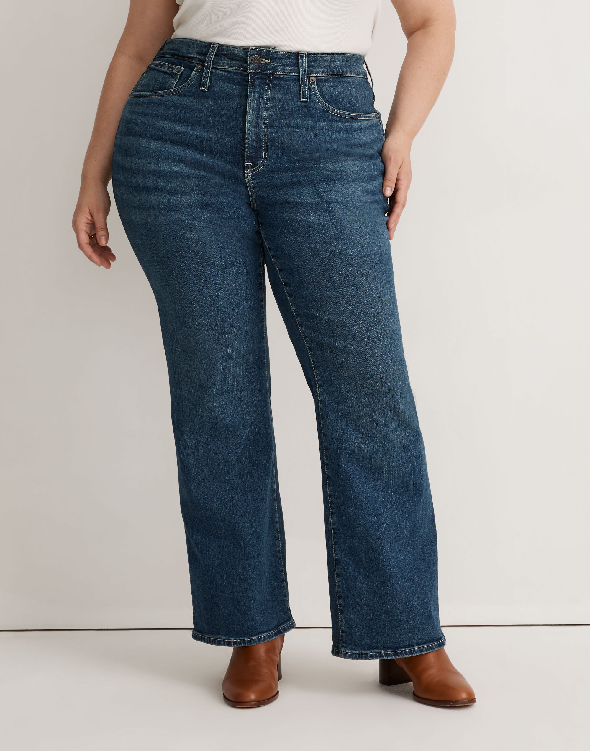 The Plus Perfect Vintage Flare Jean in Hallstrom Wash | Madewell