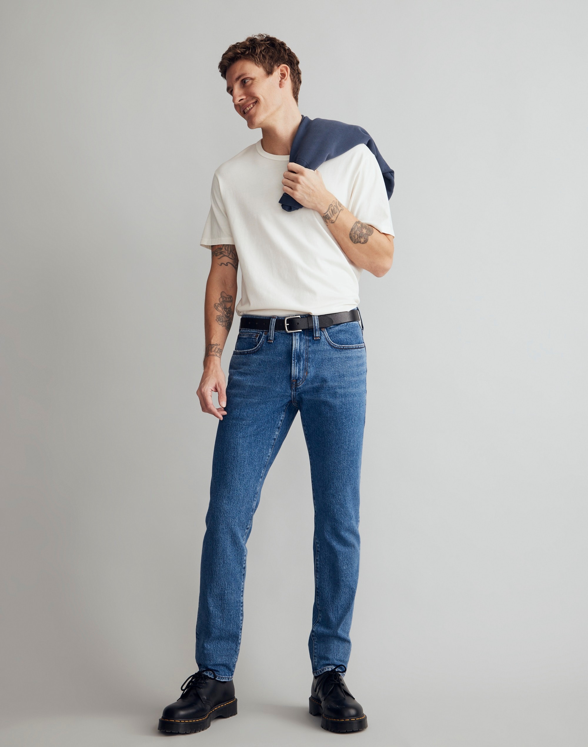 Athletic Slim Jeans in Connor Wash: COOLMAX® Denim Edition