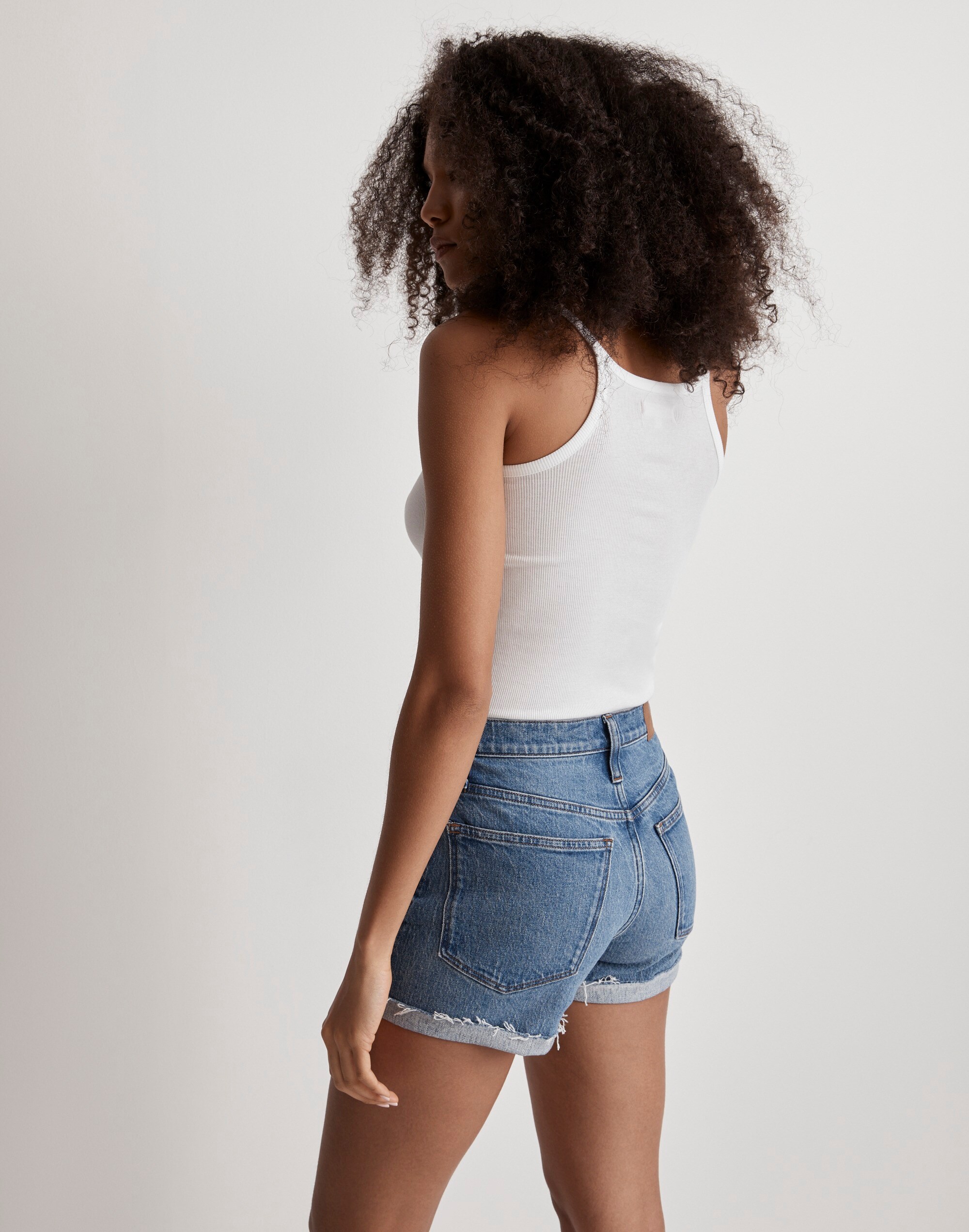 High-Rise Denim Shorts | Madewell